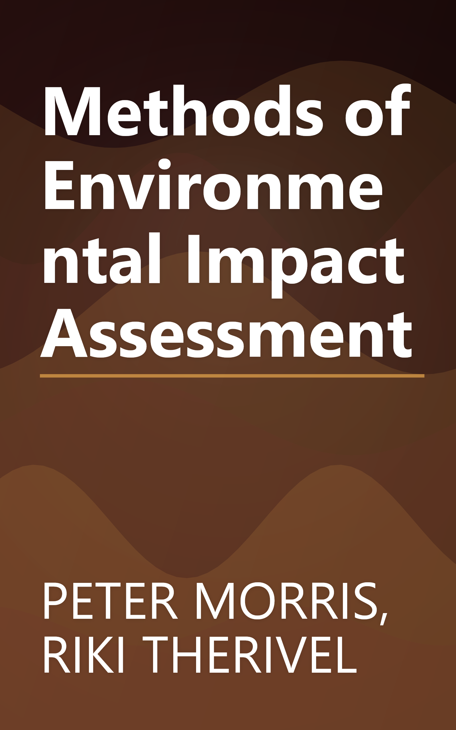Methods of Environmental Impact Assessment book cover