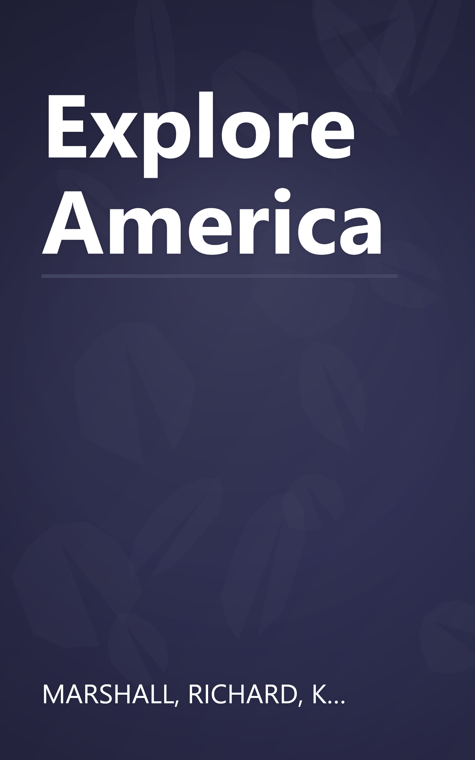 Explore America book cover