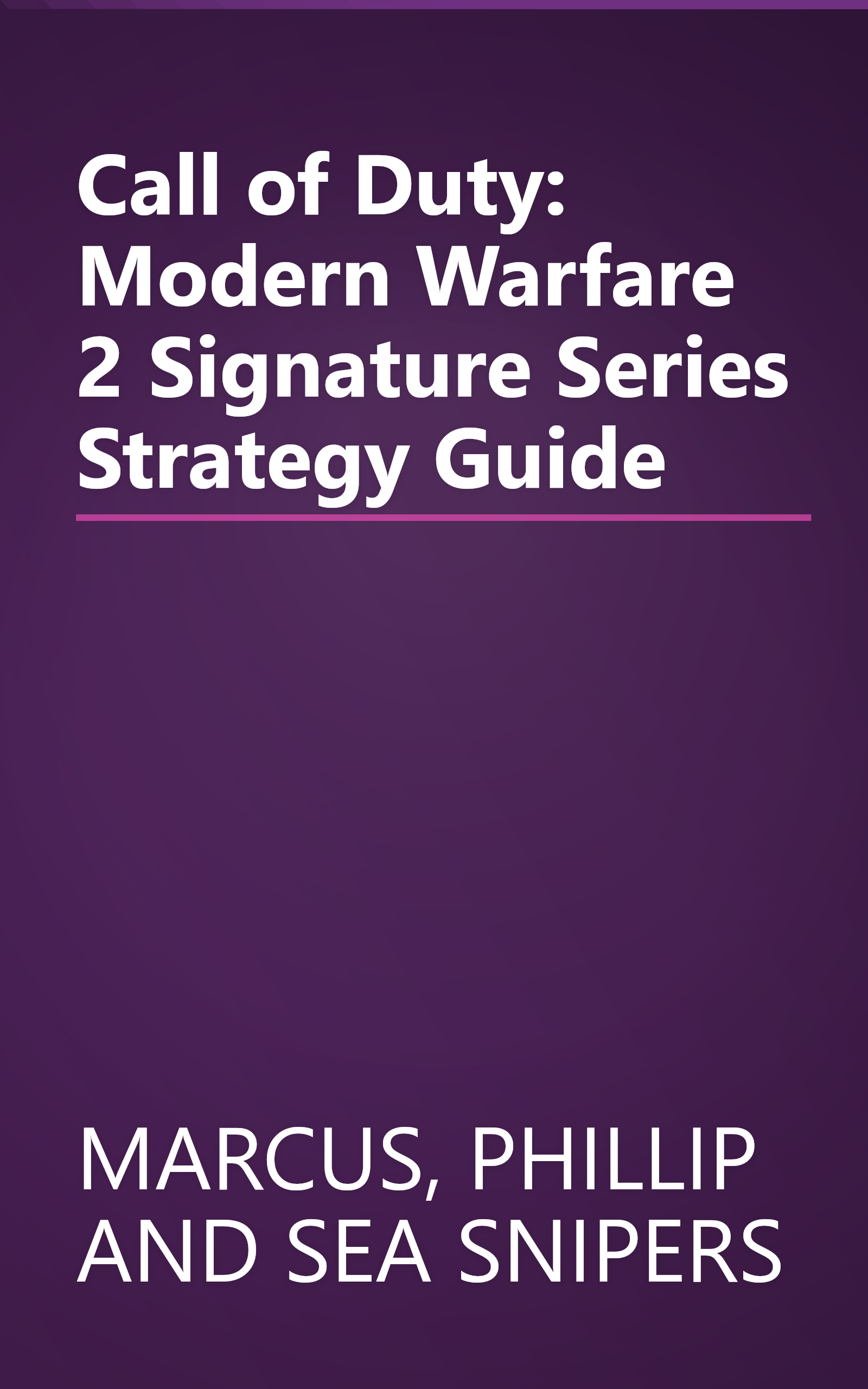 Call of Duty: Modern Warfare 2 Signature Series Strategy Guide book cover