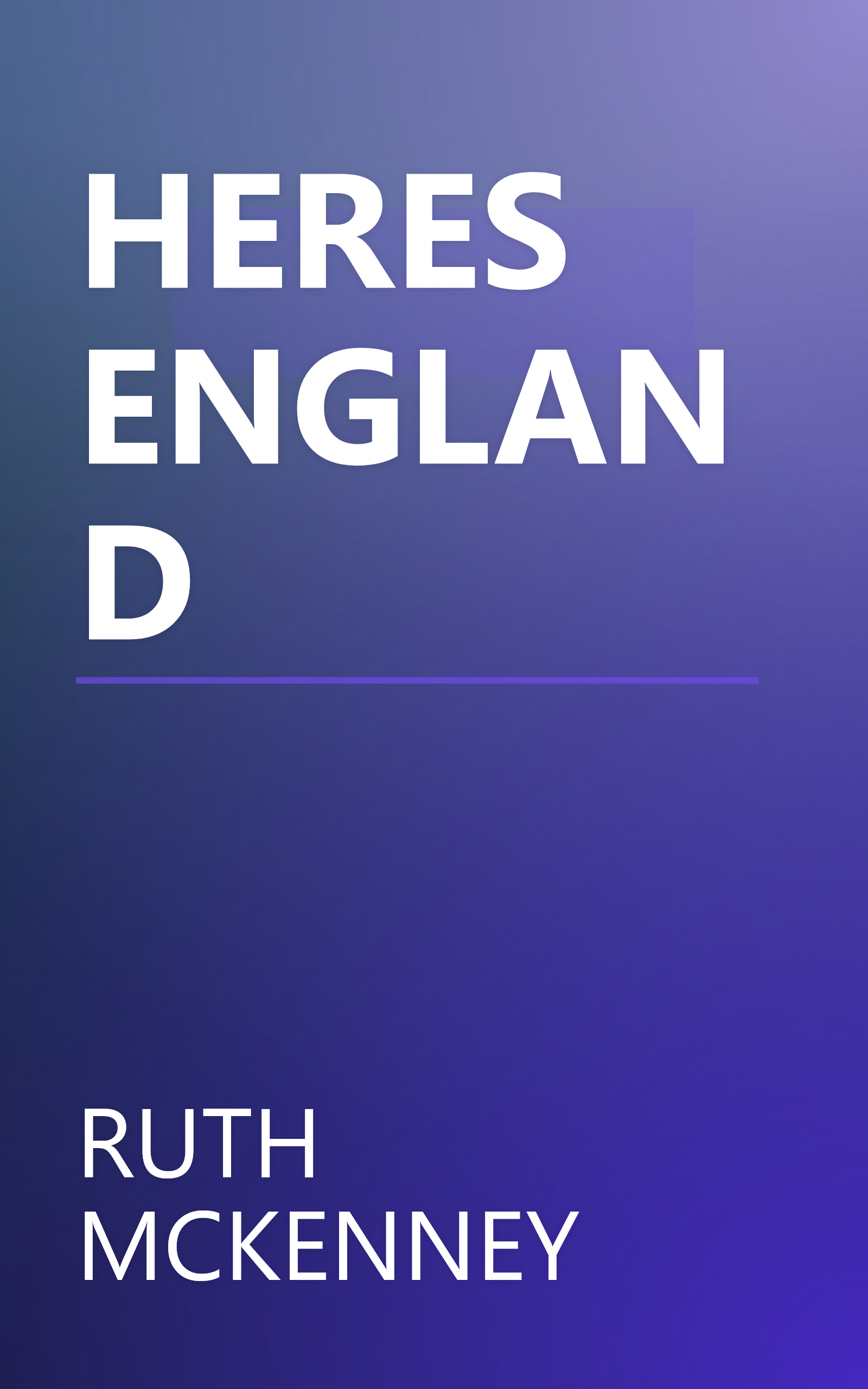 HERES ENGLAND book cover