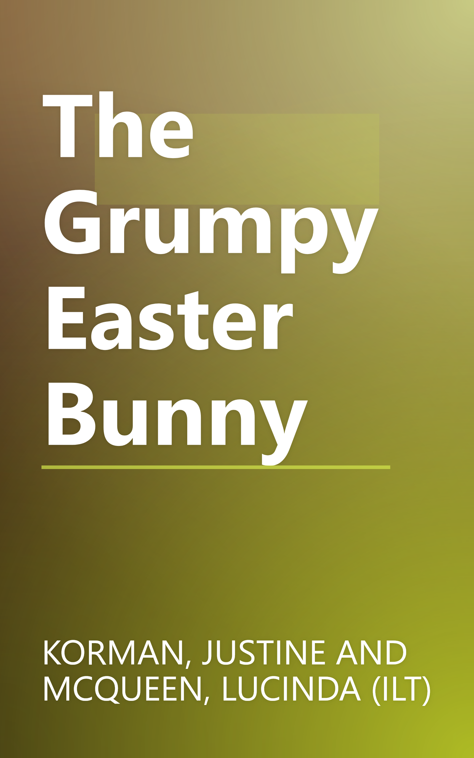 The Grumpy Easter Bunny book cover