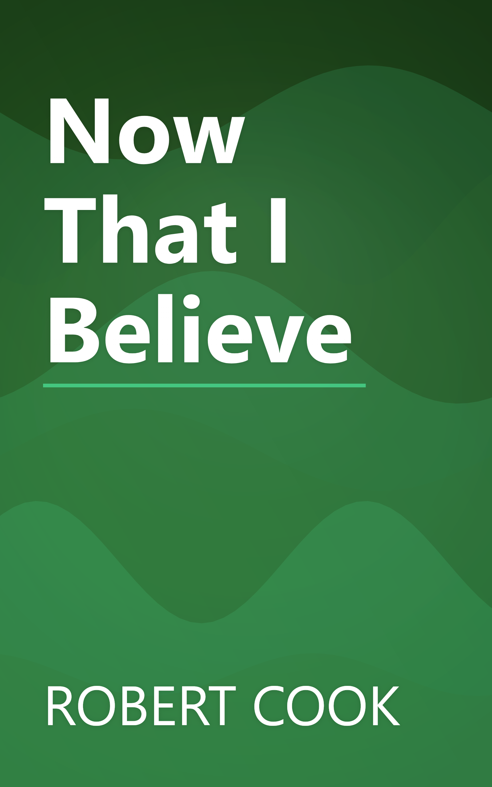 Now That I Believe book cover