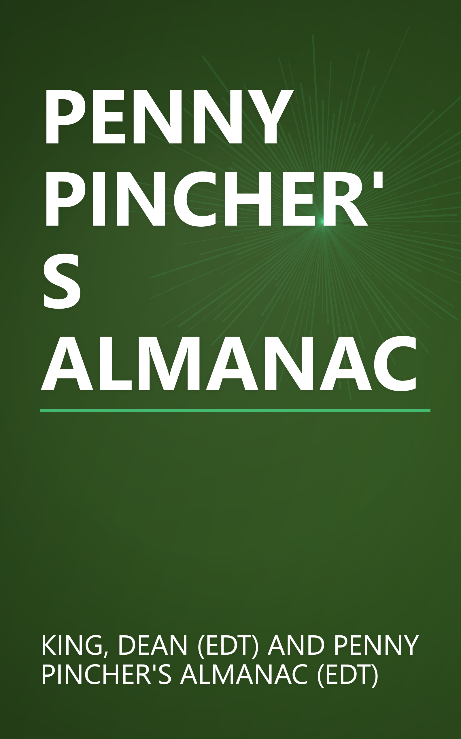 PENNY PINCHER'S ALMANAC book cover