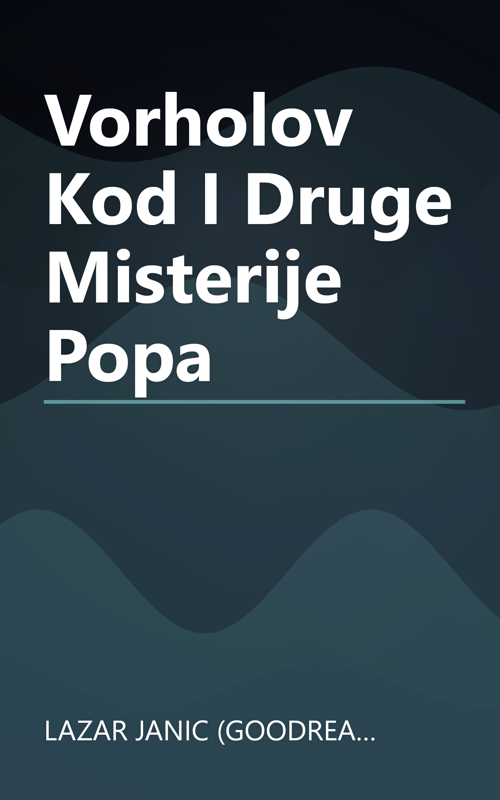 Vorholov Kod I Druge Misterije Popa book cover