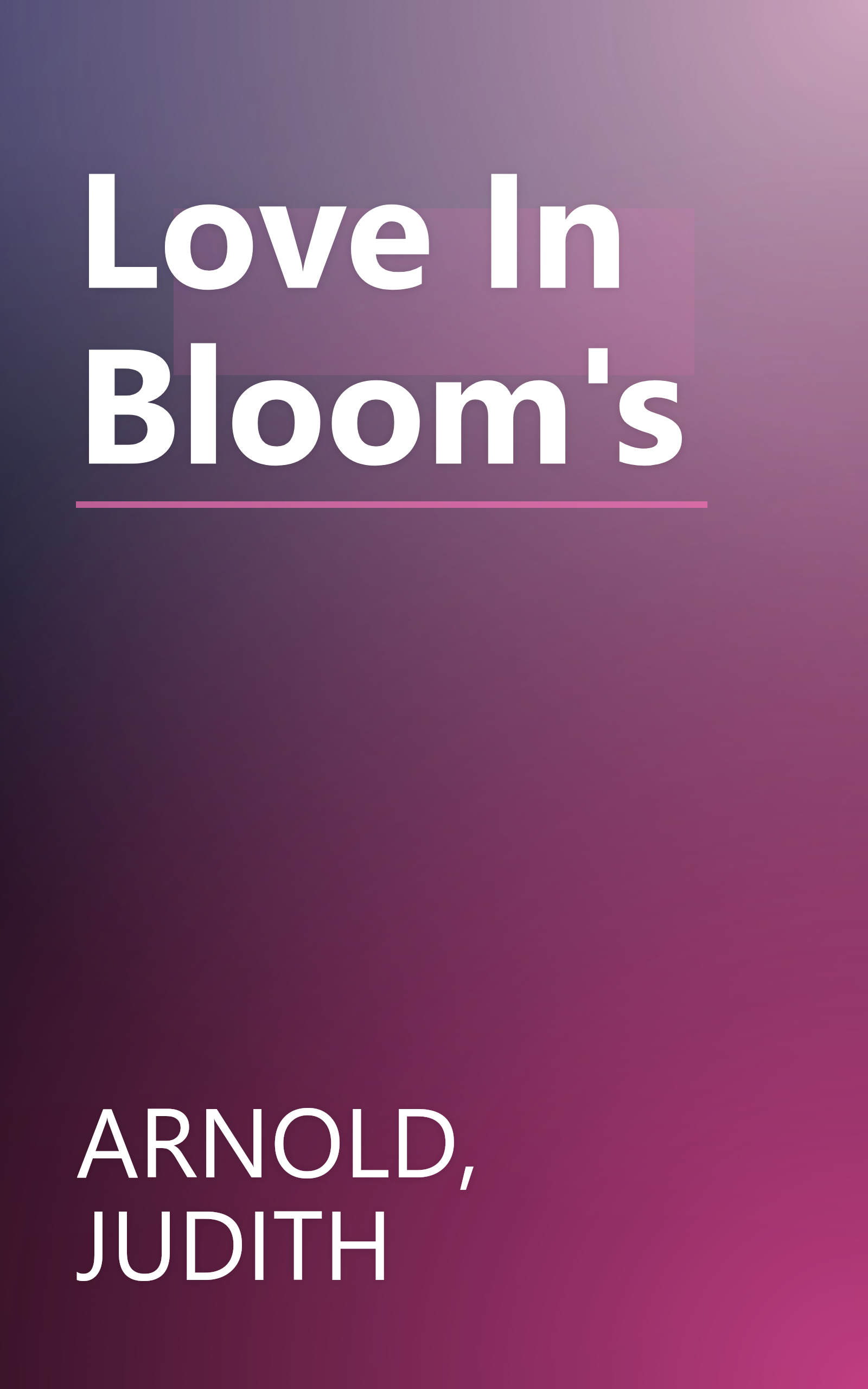 Love In Bloom's book cover