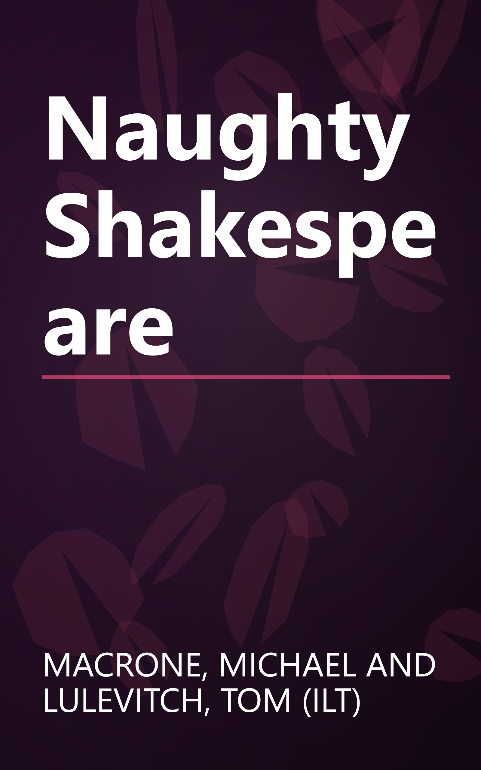 Naughty Shakespeare book cover