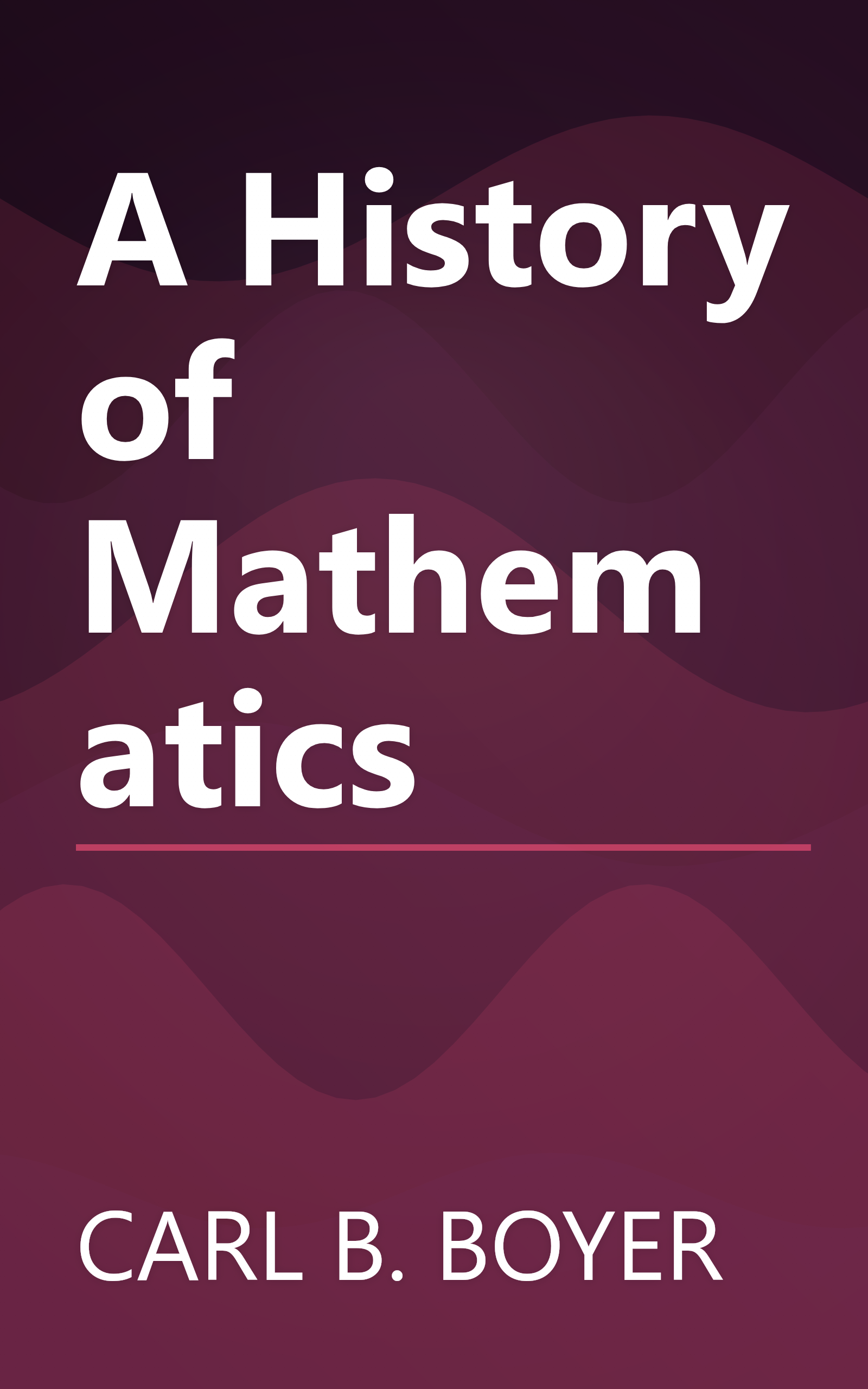 A History of Mathematics book cover