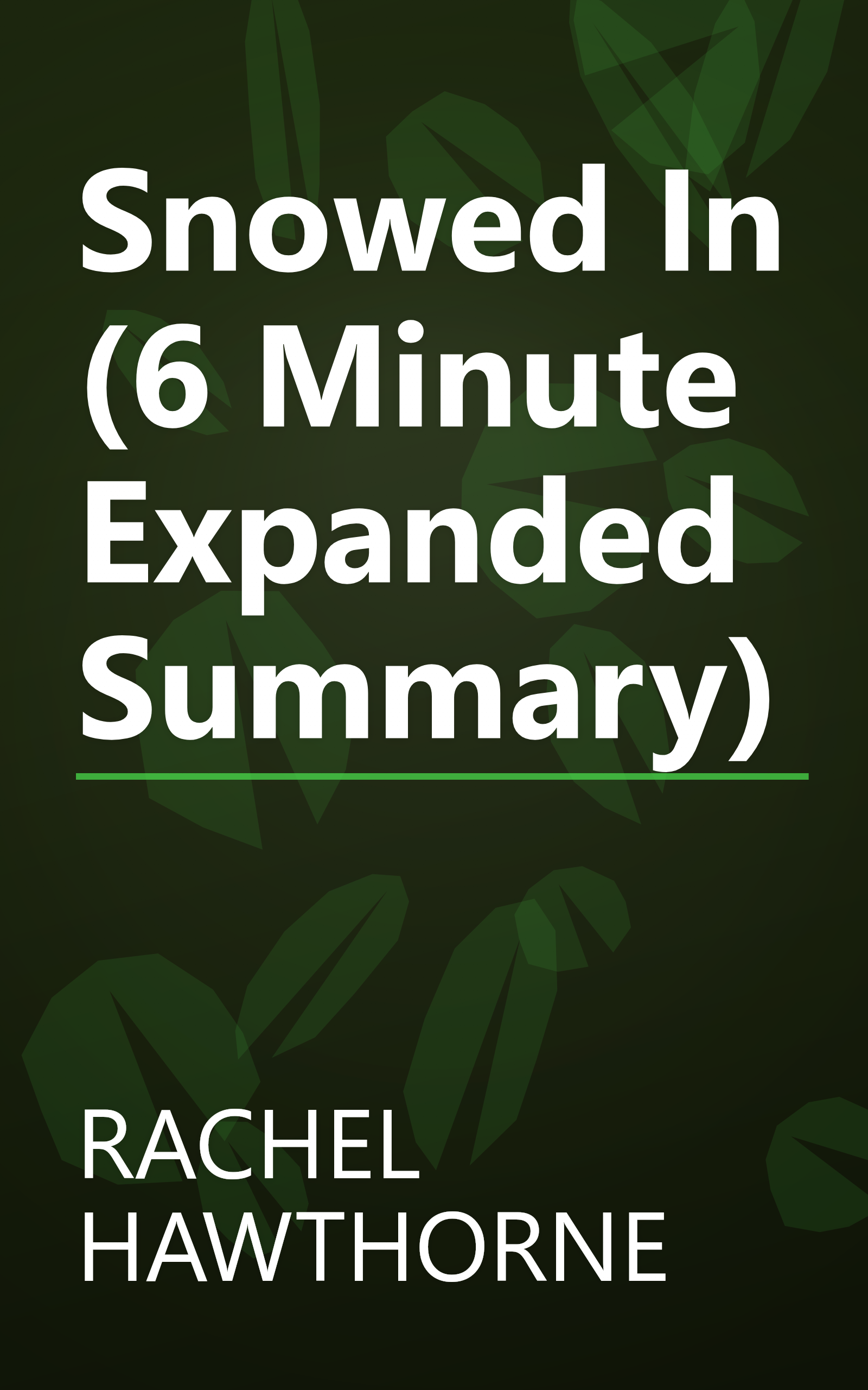 Snowed In (6 Minute   Expanded Summary) book cover
