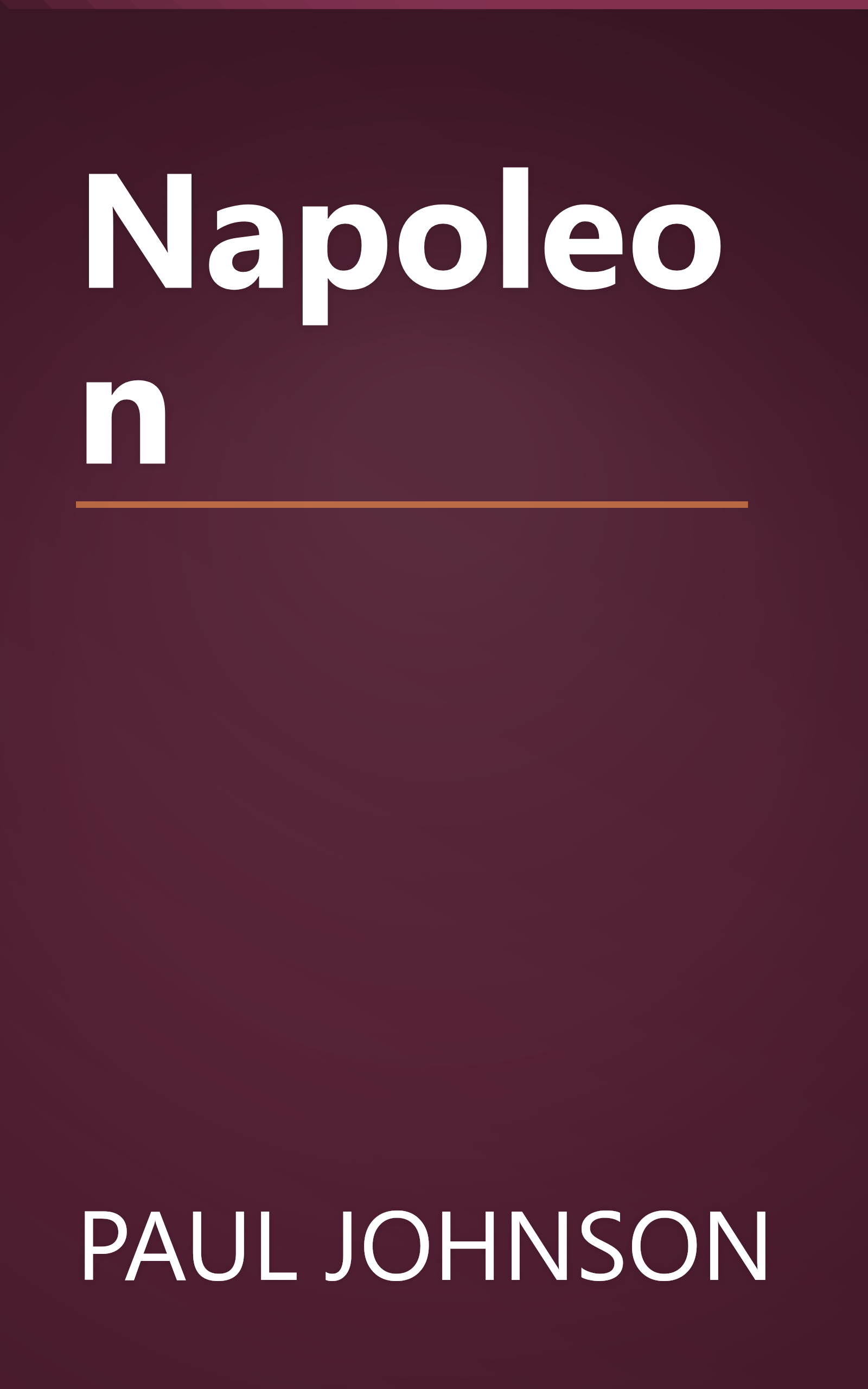 Napoleon book cover