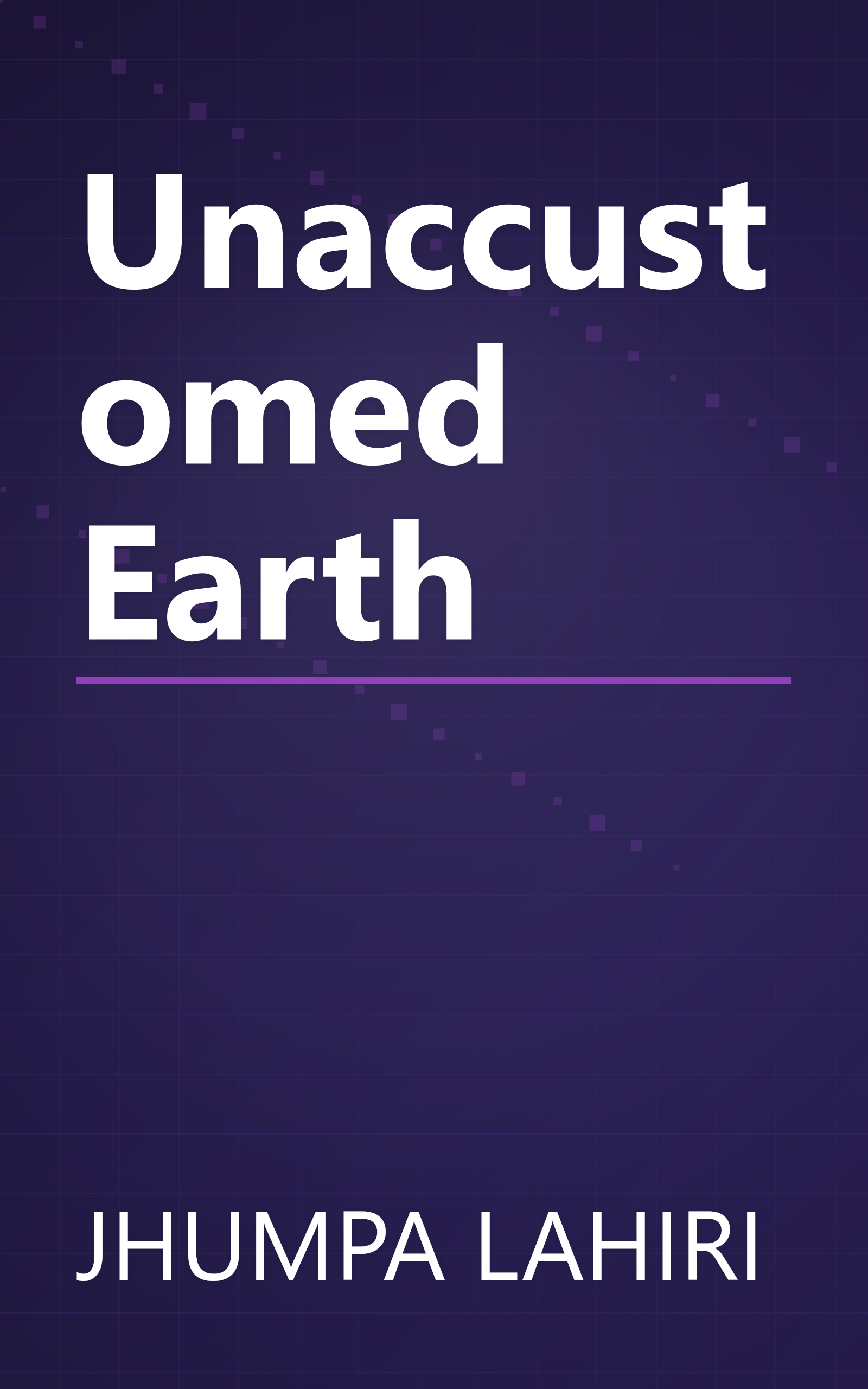 Unaccustomed Earth book cover