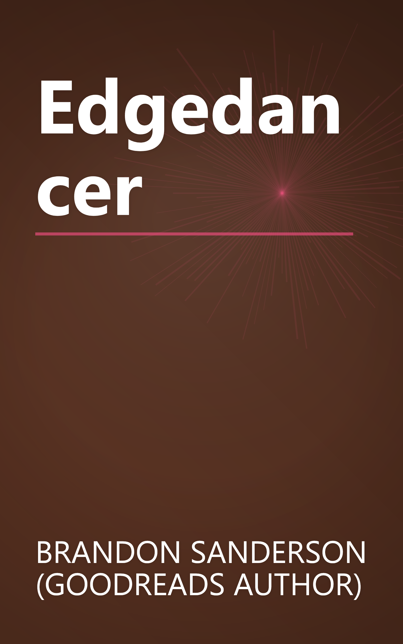 Edgedancer book cover