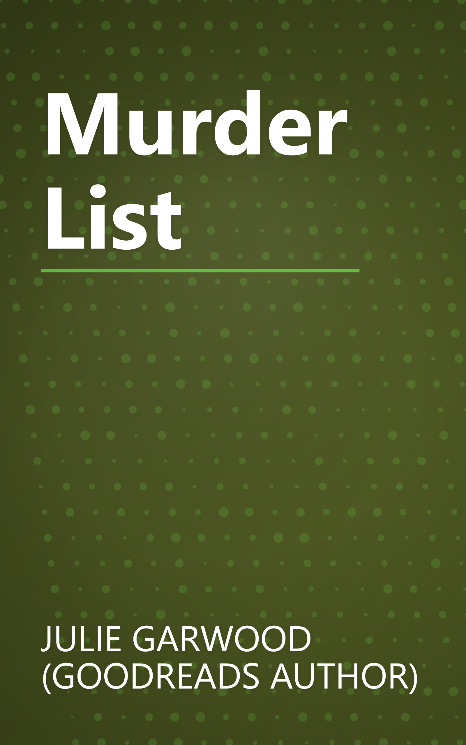 Murder List book cover
