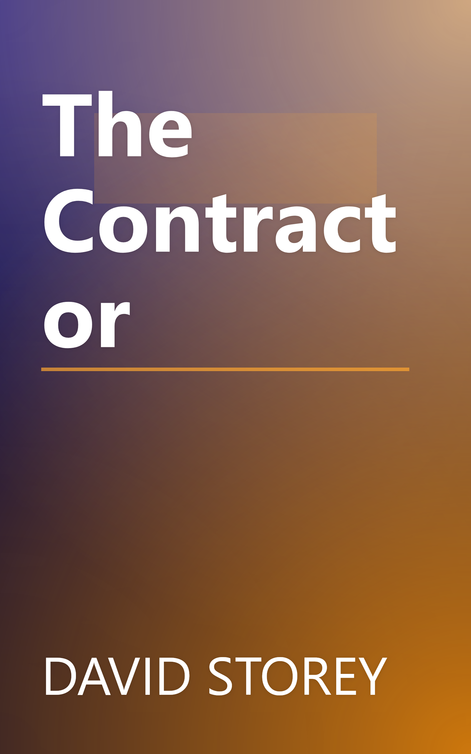 The Contractor book cover