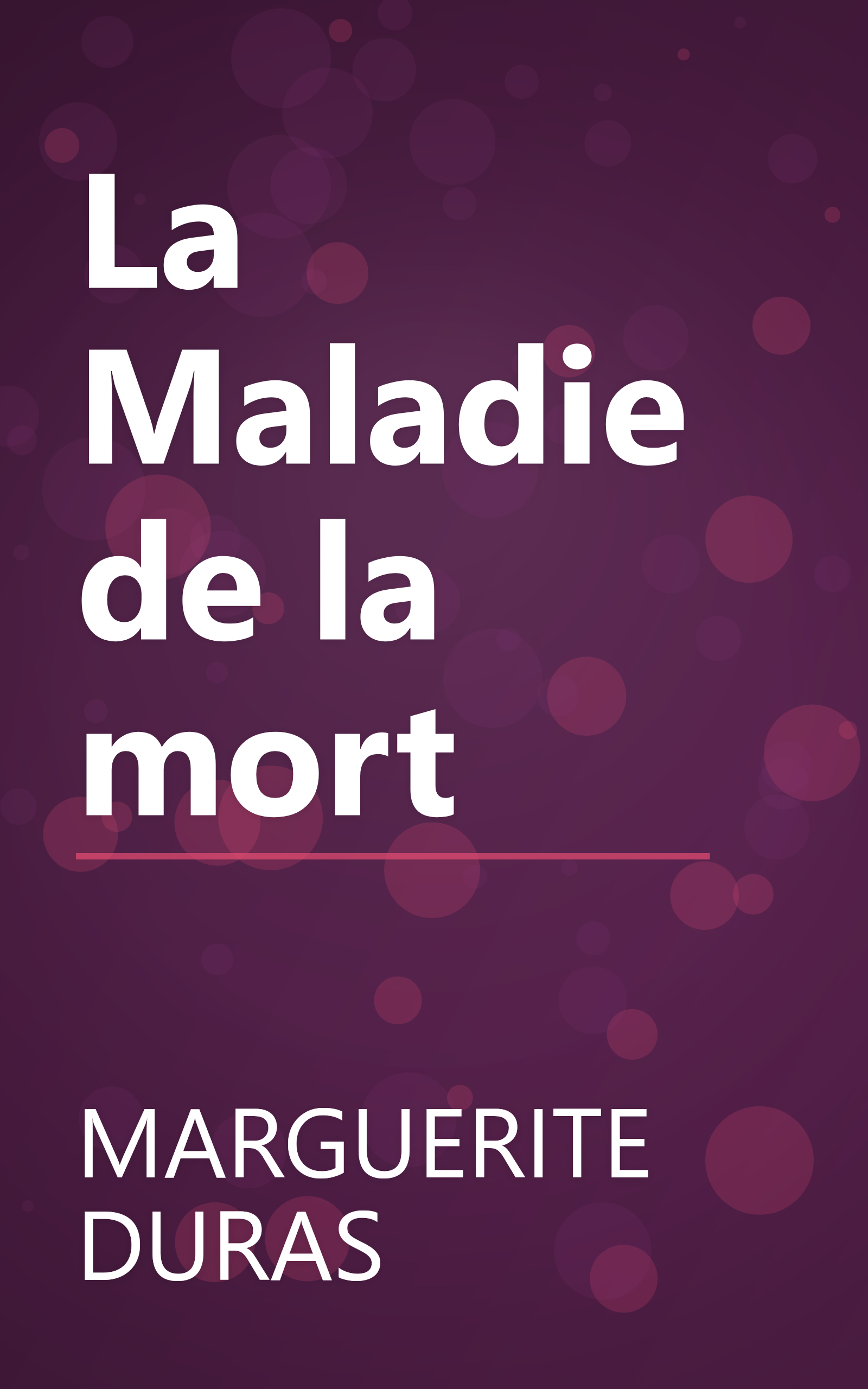 La Maladie de la mort book cover