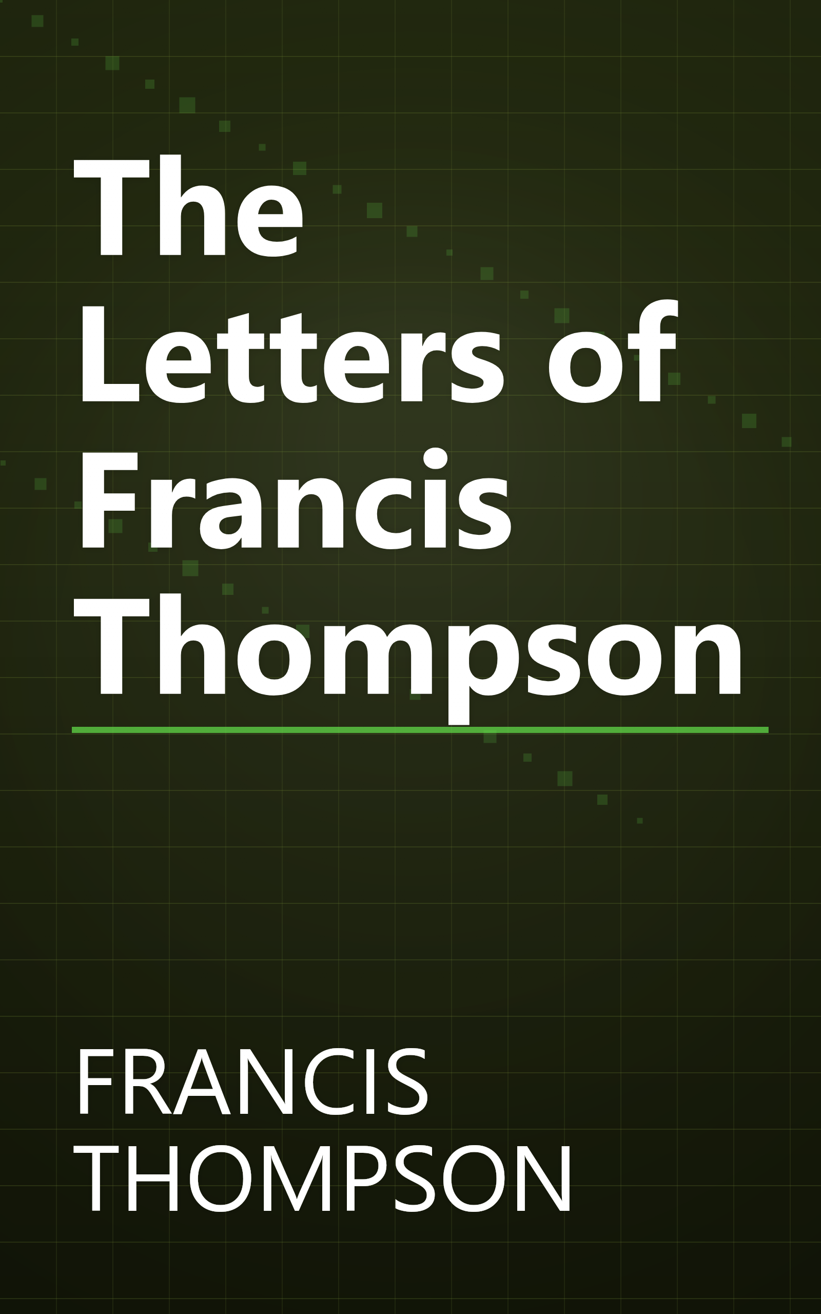 The Letters of Francis Thompson book cover