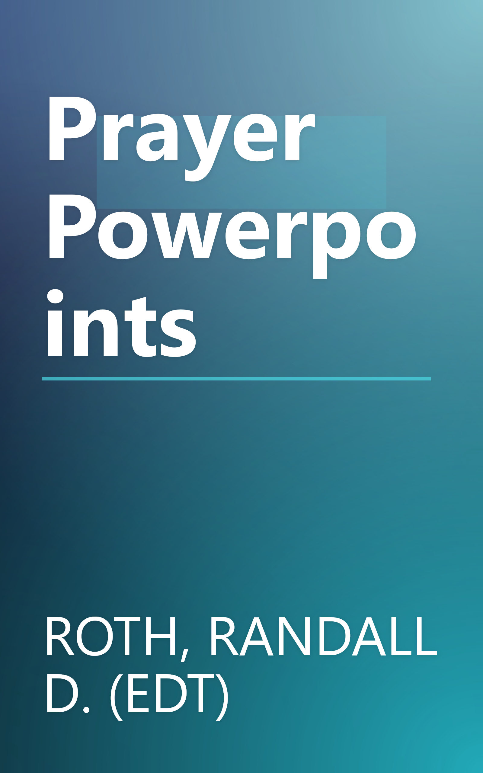 Prayer Powerpoints book cover
