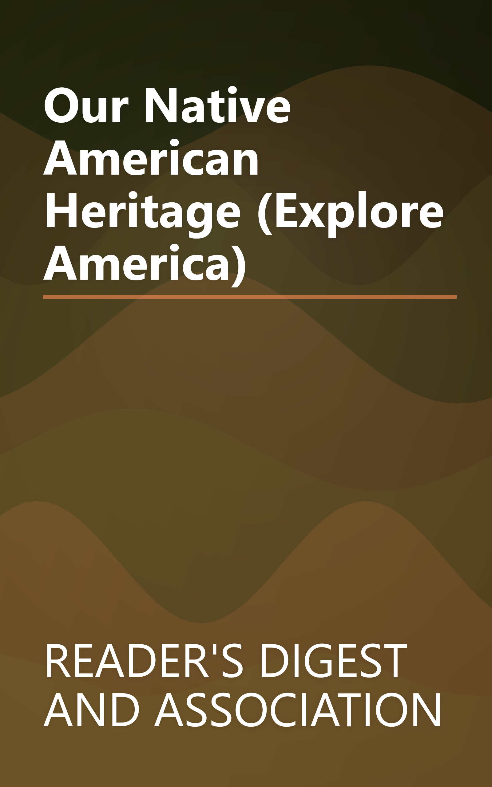 Our Native American Heritage (Explore America) book cover
