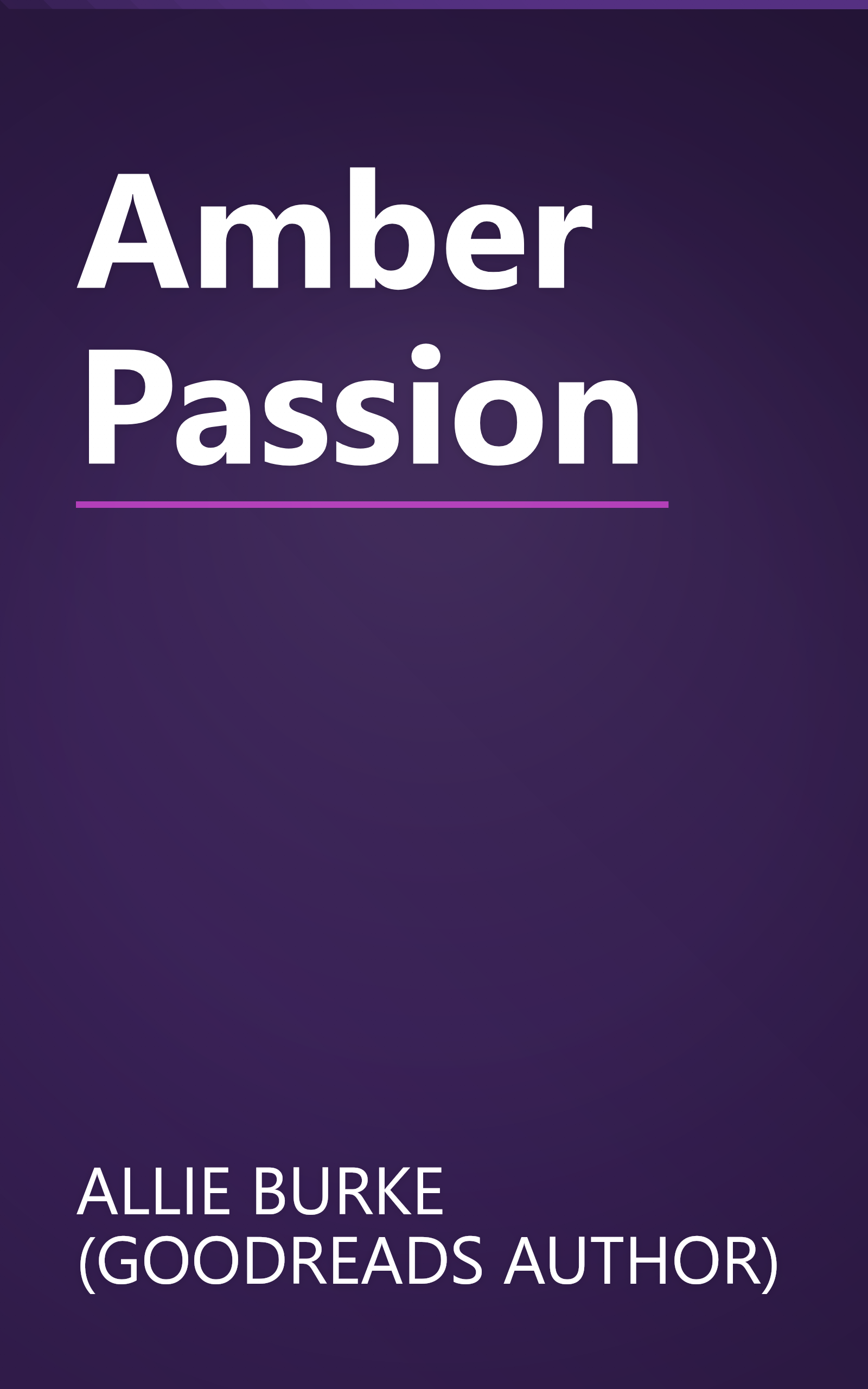 Amber Passion book cover