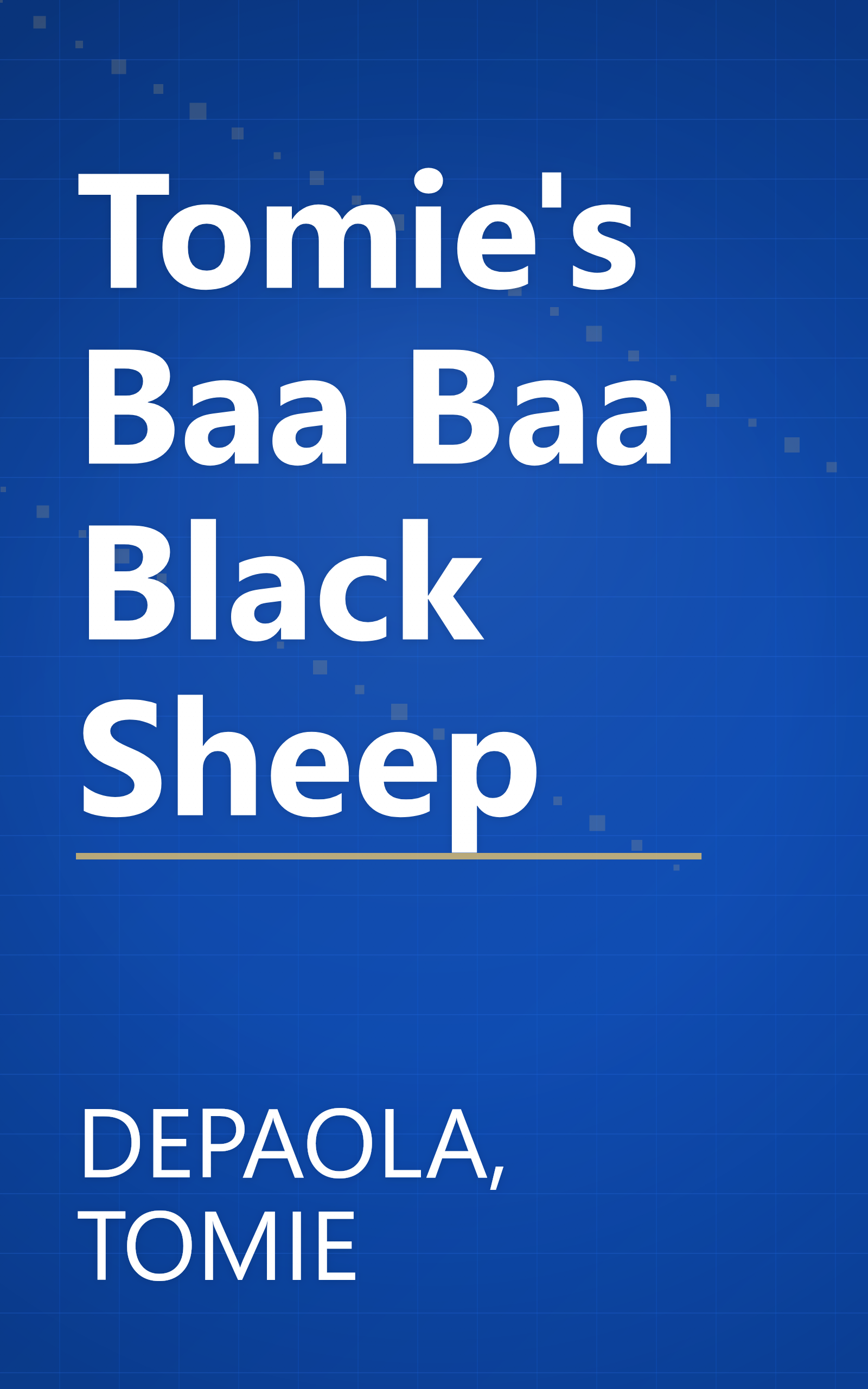 Tomie's Baa Baa Black Sheep book cover