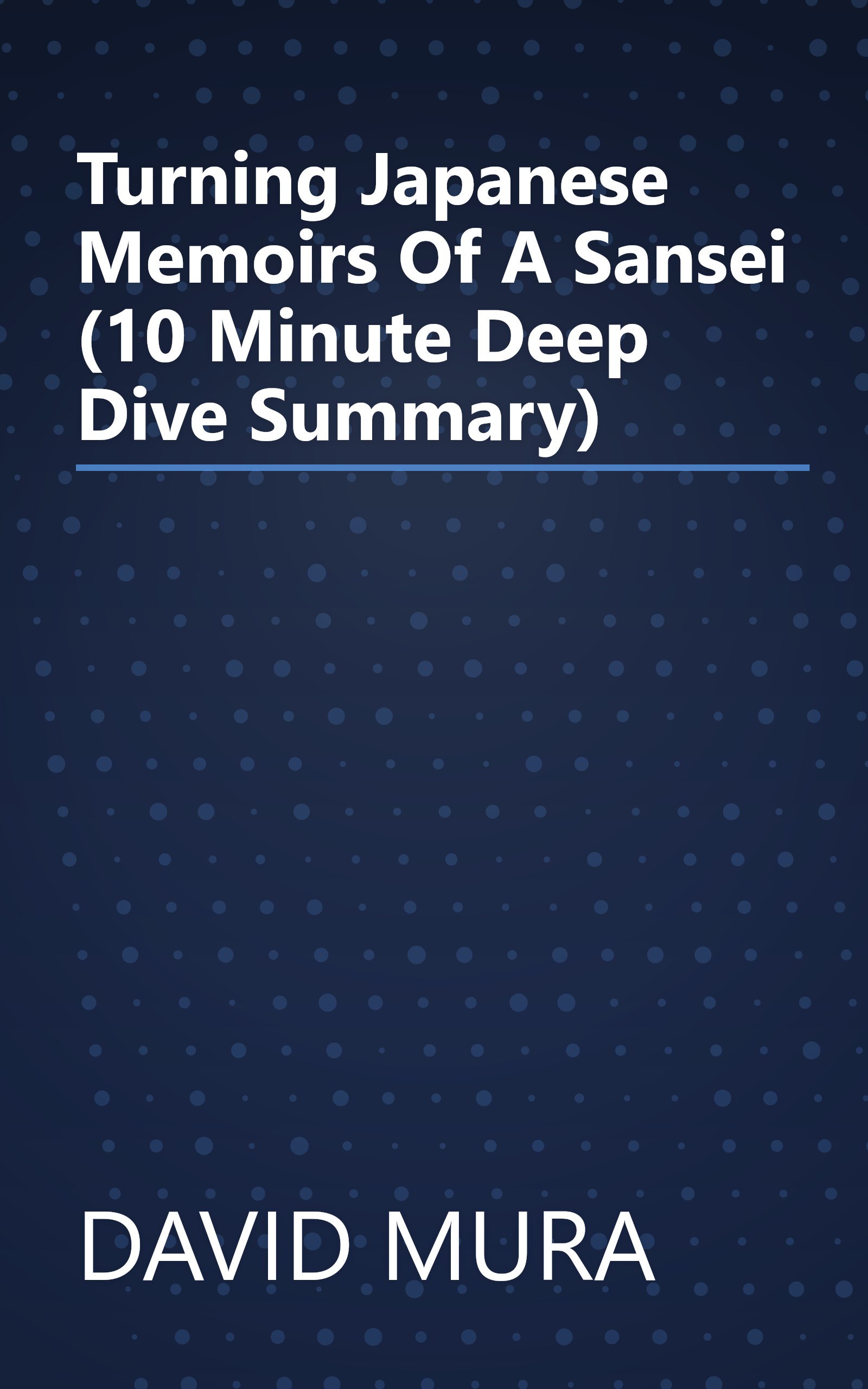 Turning Japanese  Memoirs Of A Sansei (10 Minute   Deep Dive Summary) book cover