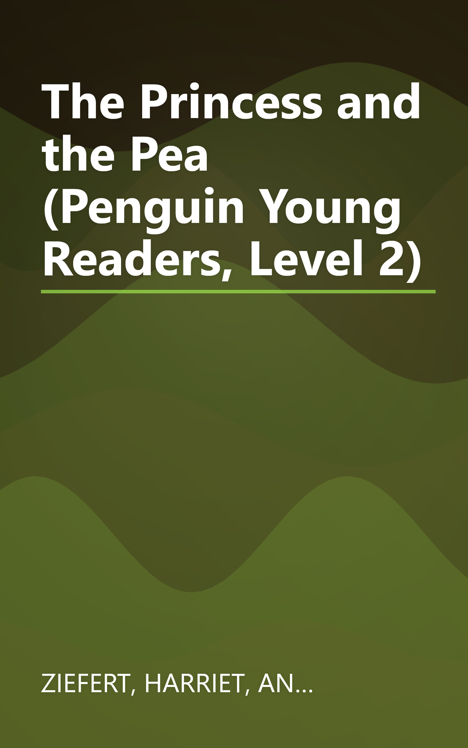 The Princess and the Pea (Penguin Young Readers, Level 2) book cover