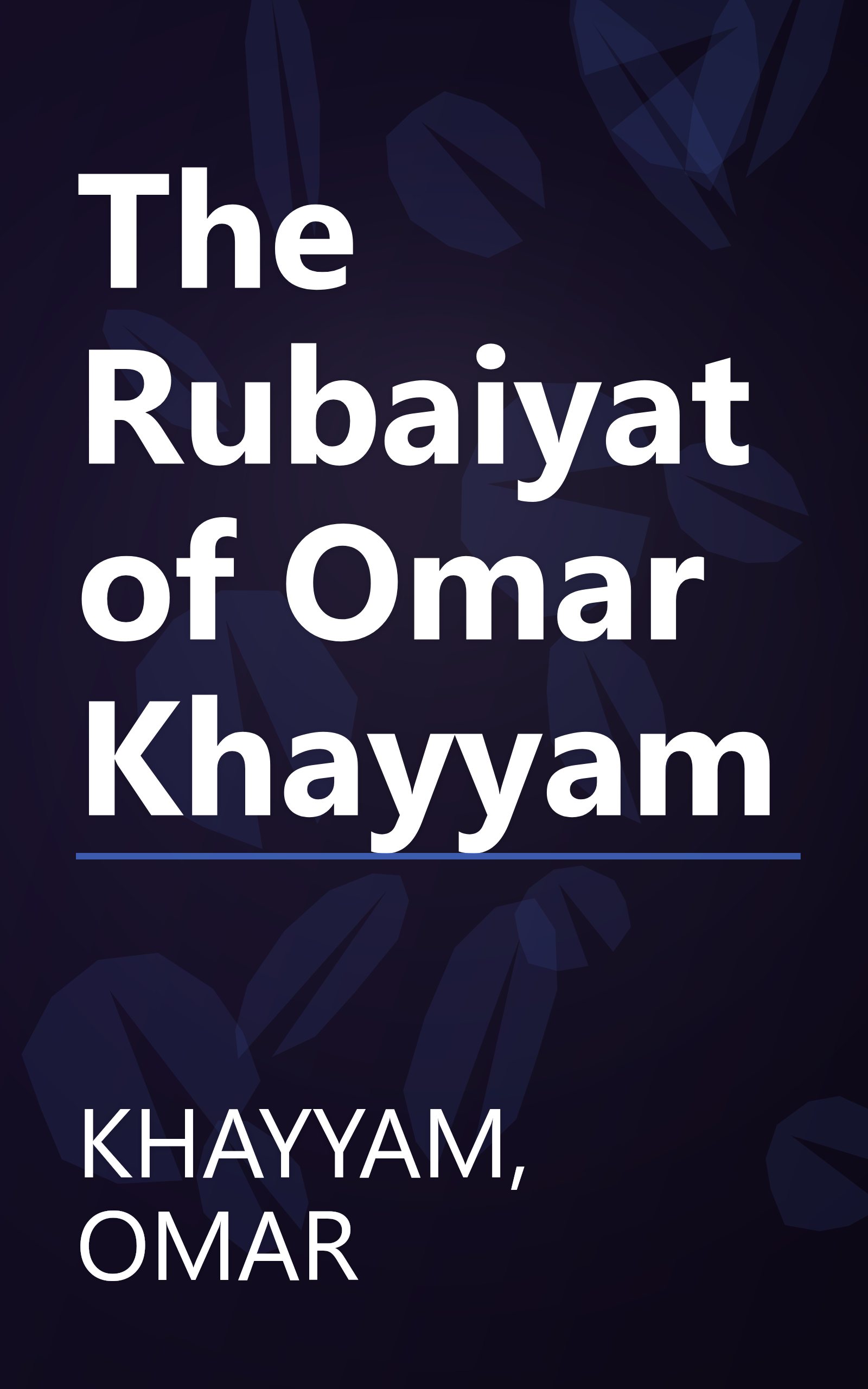 The Rubaiyat of Omar Khayyam book cover
