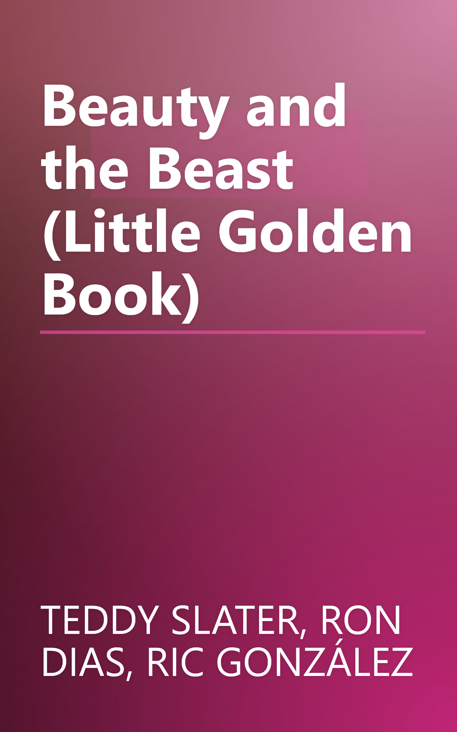 Beauty and the Beast (Little Golden Book) book cover