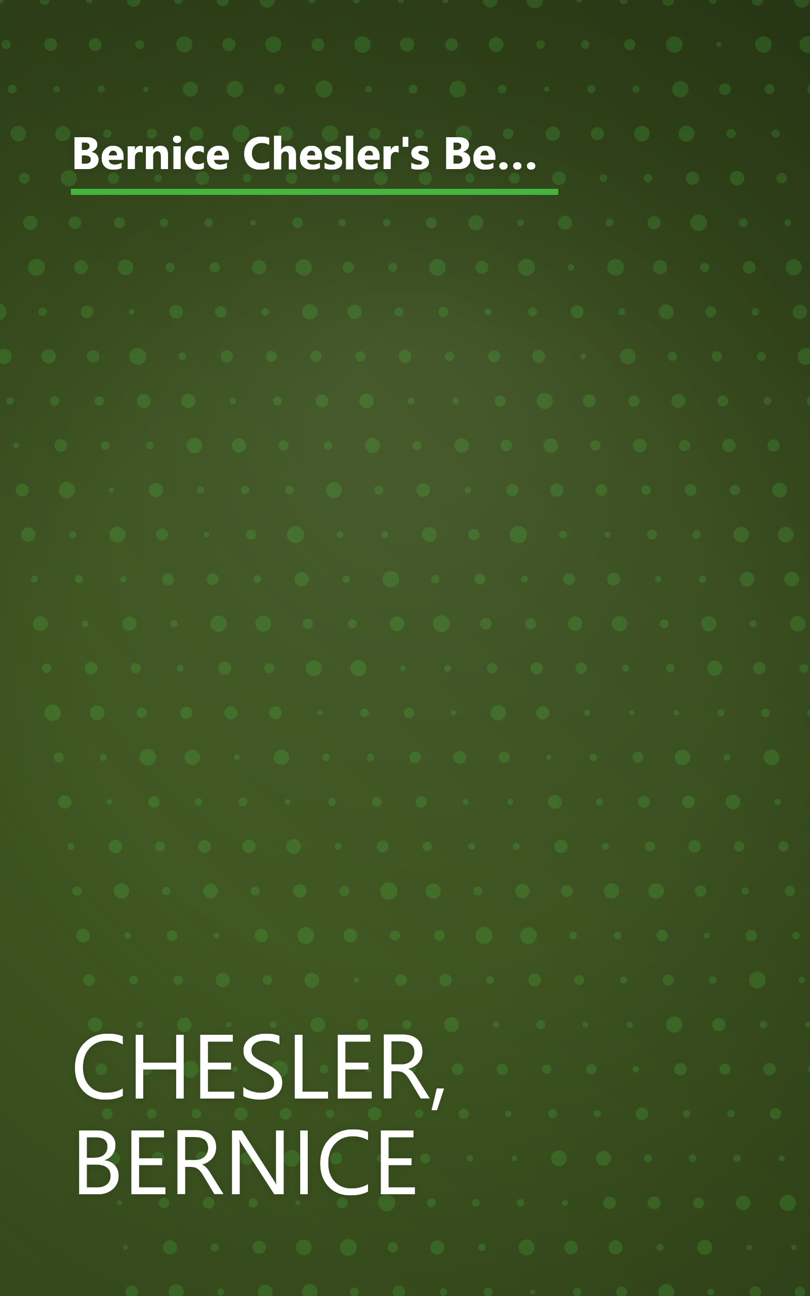 Bernice Chesler's Bed & Breakfast in the Mid-Atlantic States: Fifth Edition--Delaware, Maryland, New Jersey, New York, North Carolina, Pennsylvania, ... AND BREAKFAST IN THE MID-ATLANTIC STATES) book cover