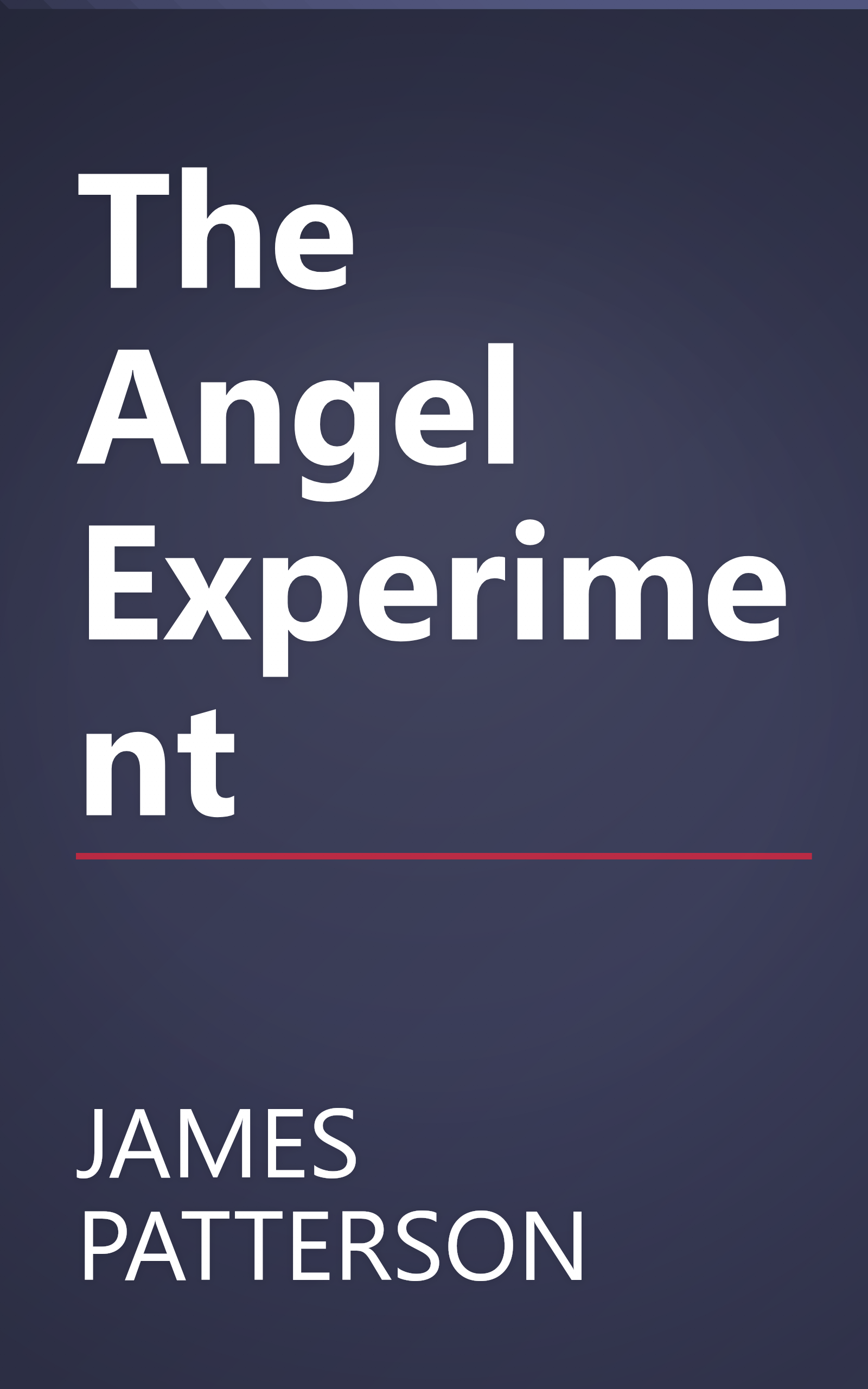 The Angel Experiment book cover