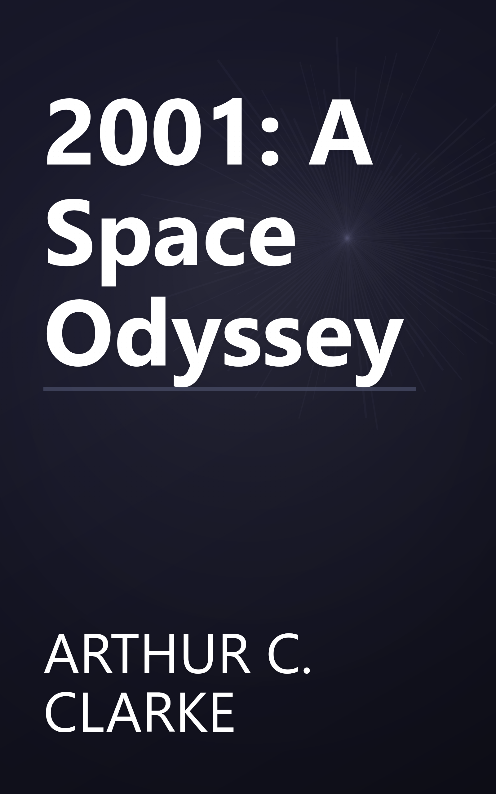 2001: A Space Odyssey book cover