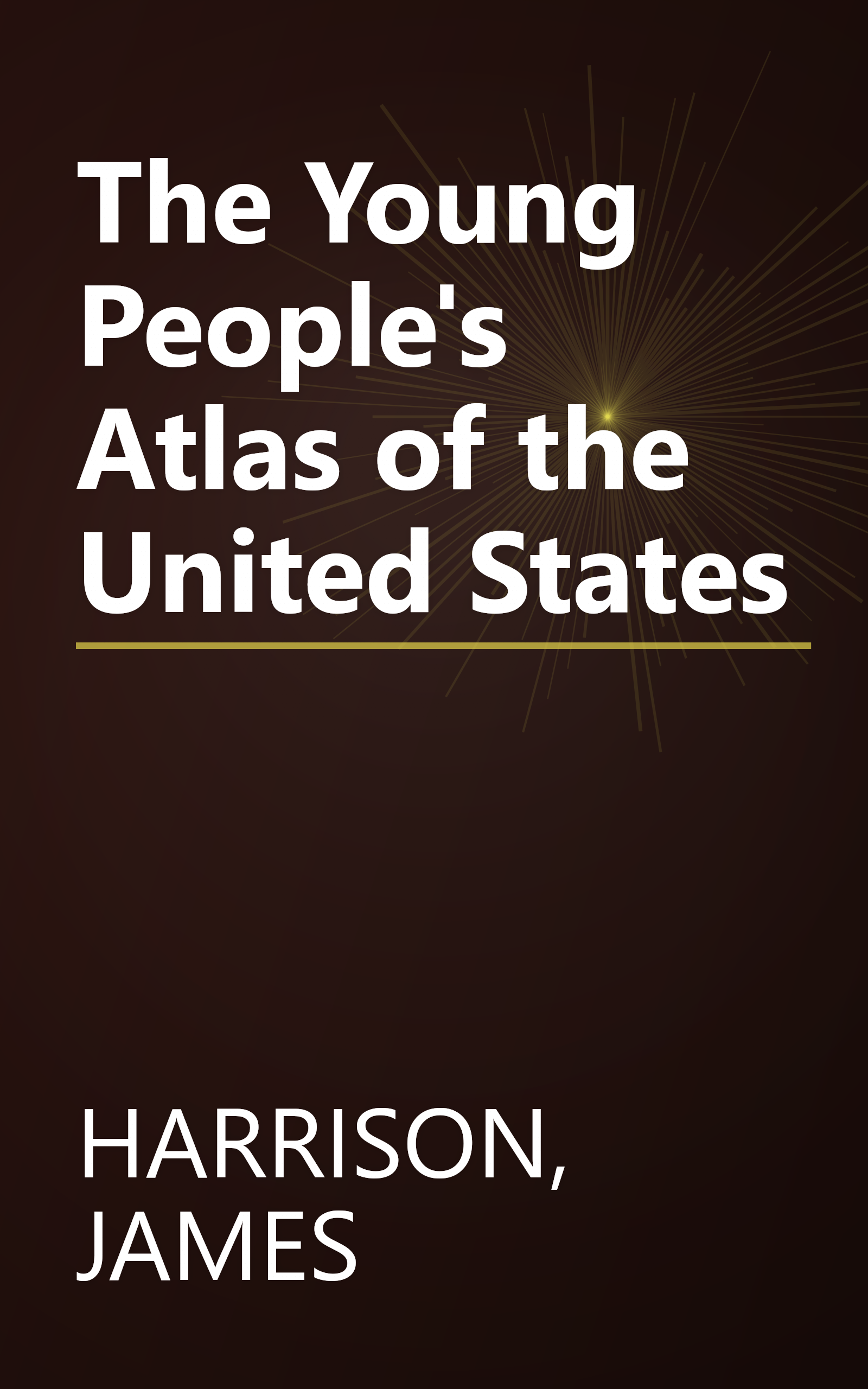 The Young People's Atlas of the United States book cover