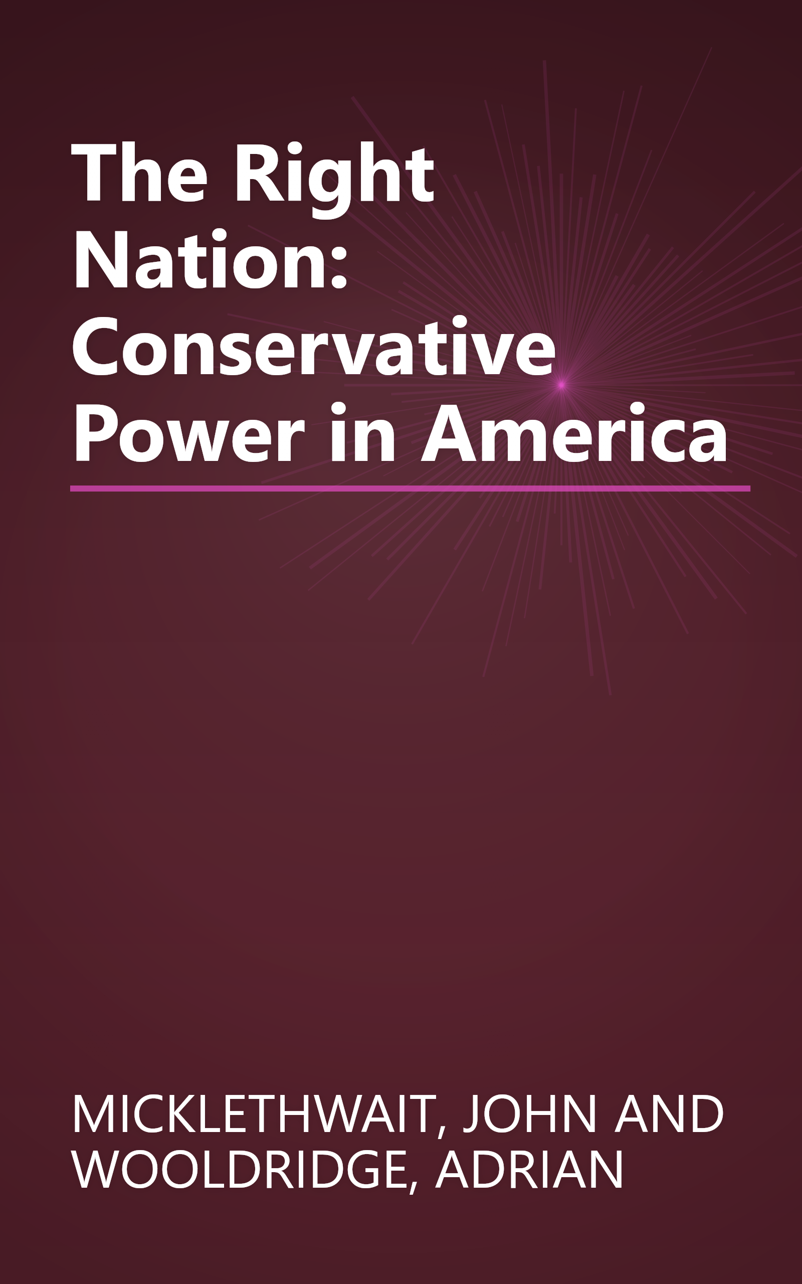 The Right Nation: Conservative Power in America book cover