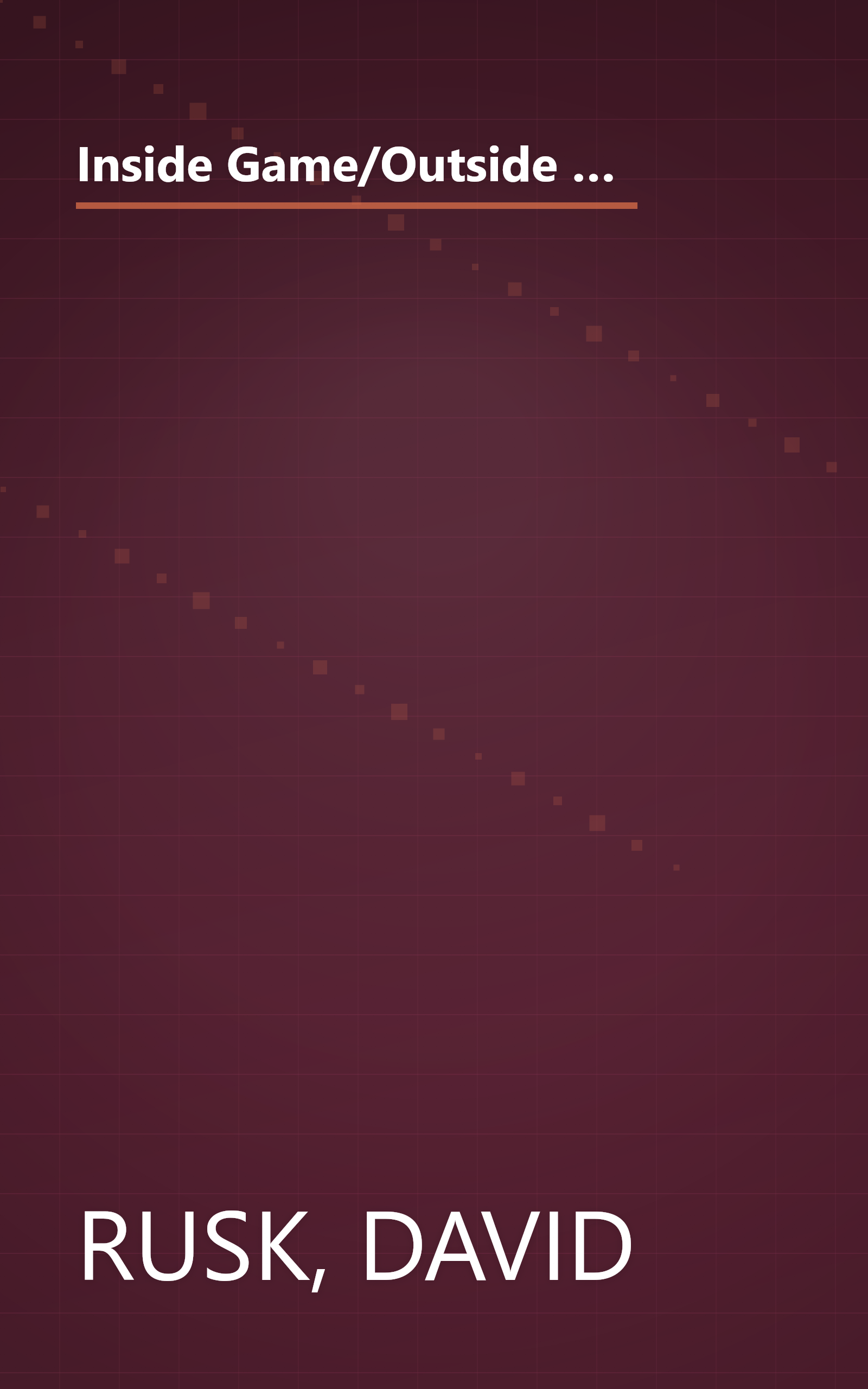 Inside Game/Outside Game: Winning Strategies for Saving Urban America (Century Foundation Books (Brookings Hardcover)) book cover