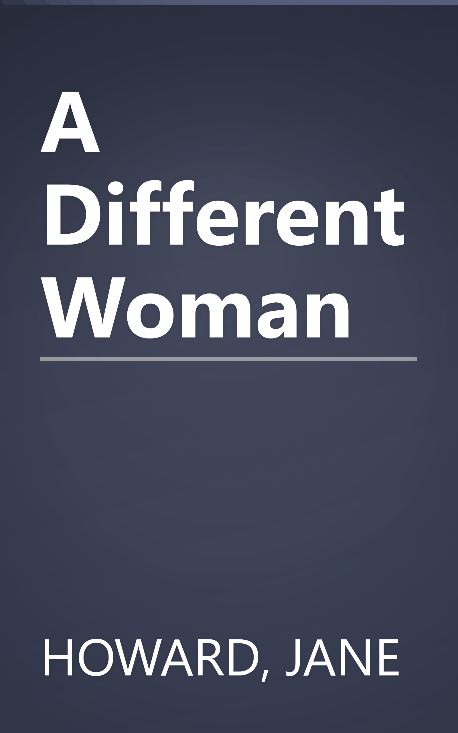 A Different Woman book cover