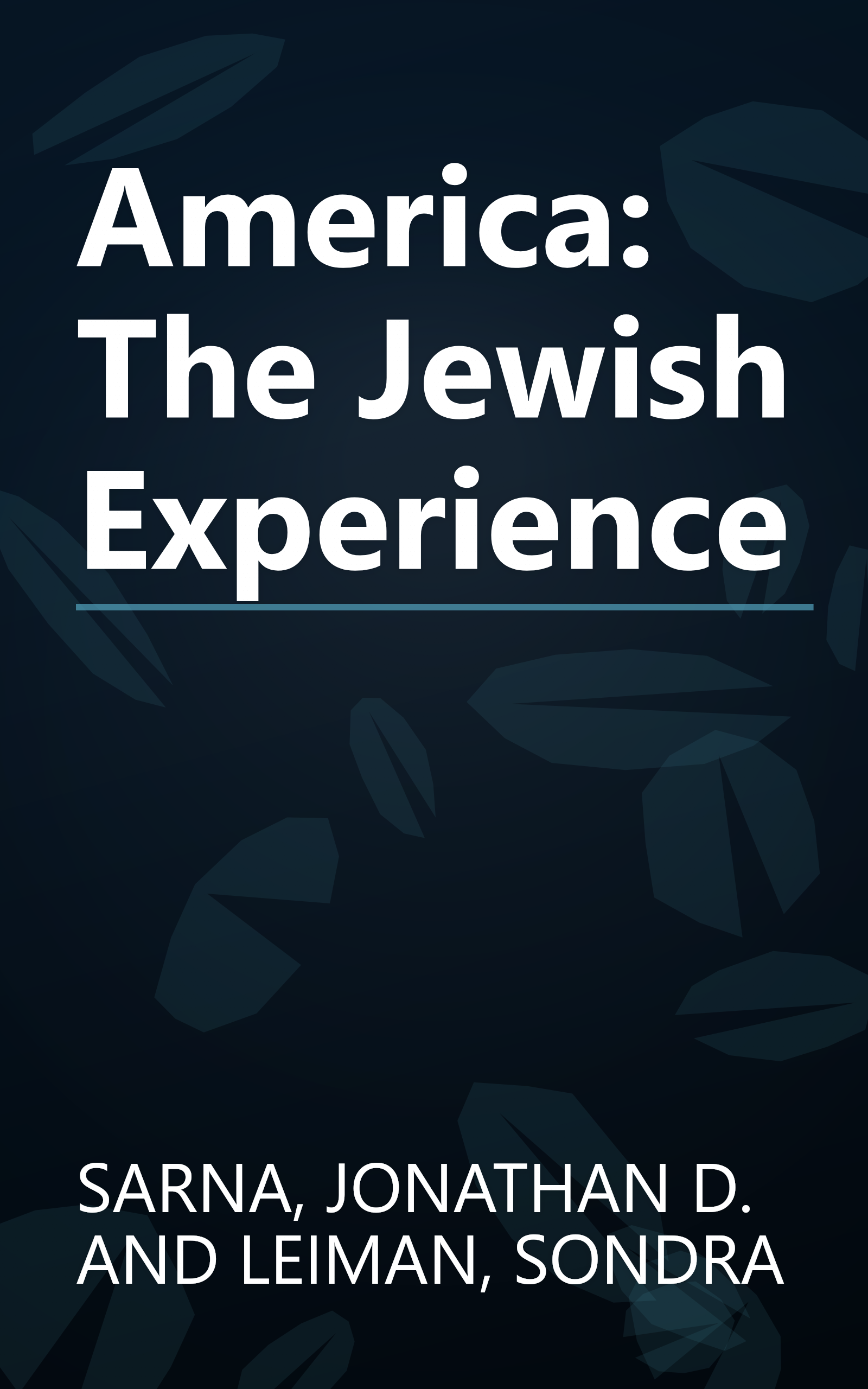 America: The Jewish Experience book cover