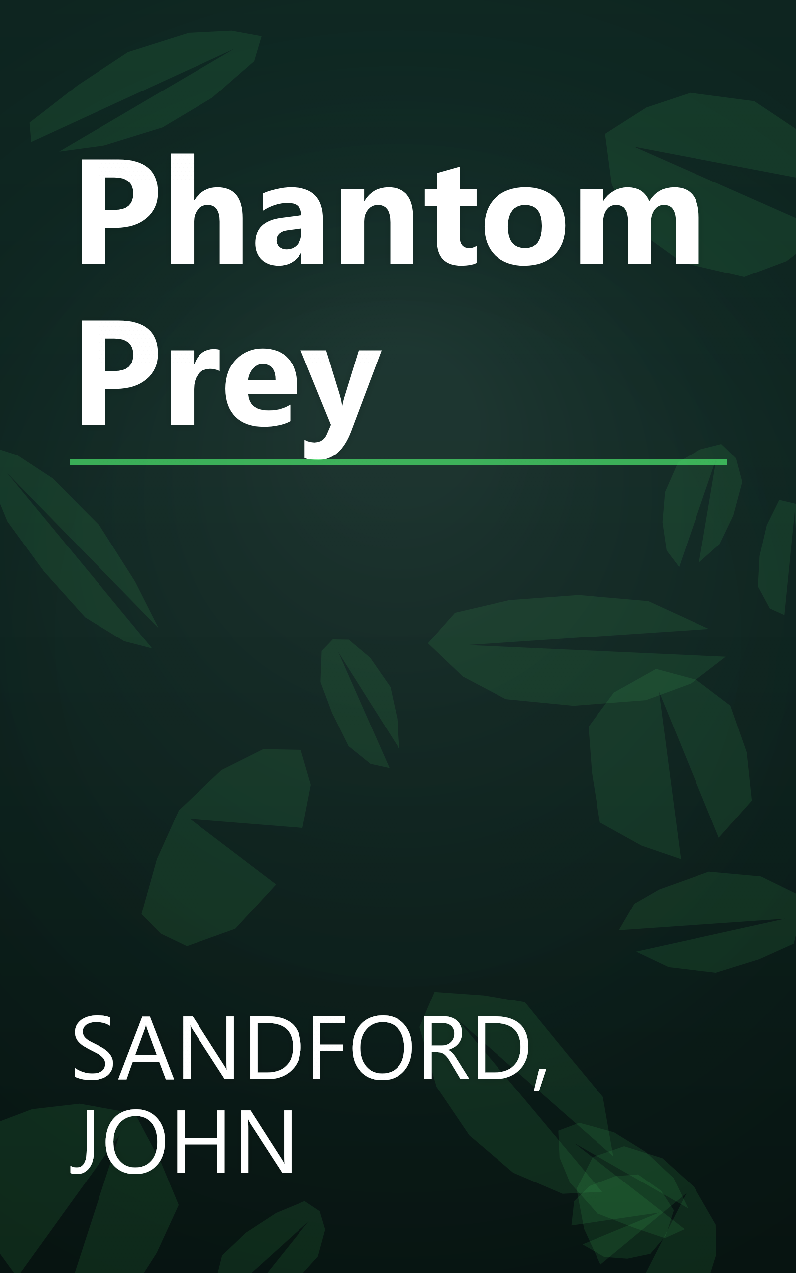 Phantom Prey book cover