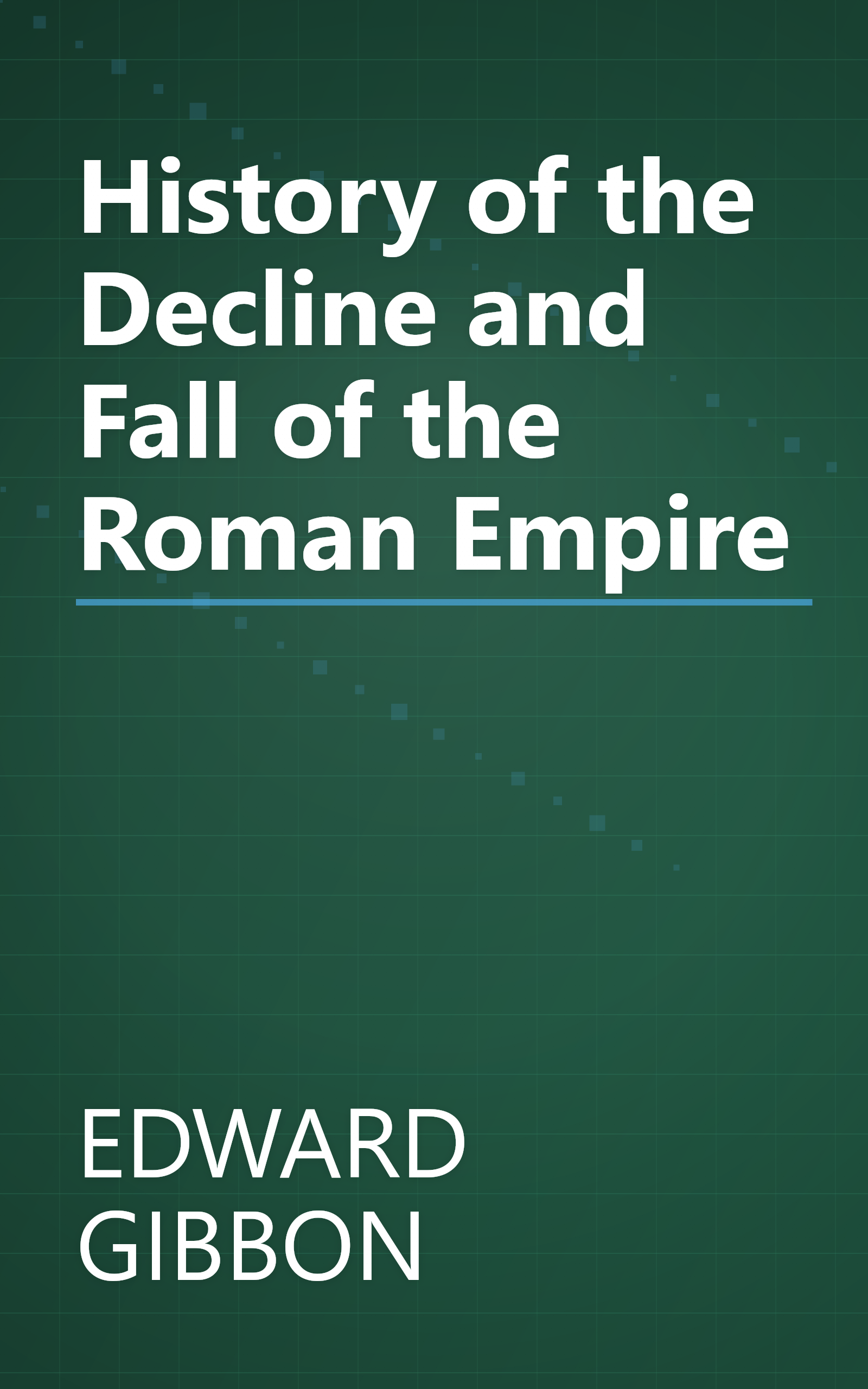 History of the Decline and Fall of the Roman Empire book cover