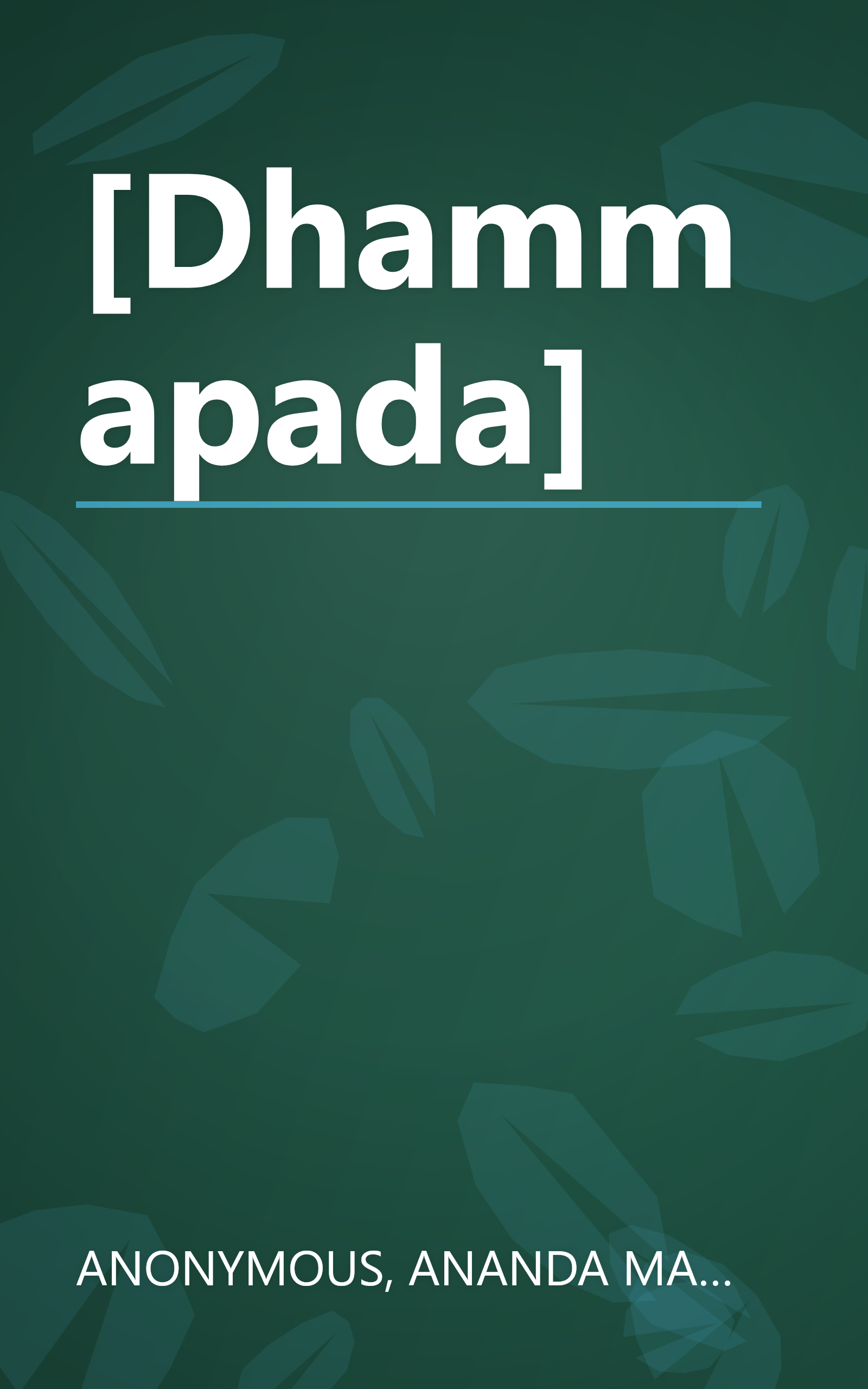 [Dhammapada] book cover
