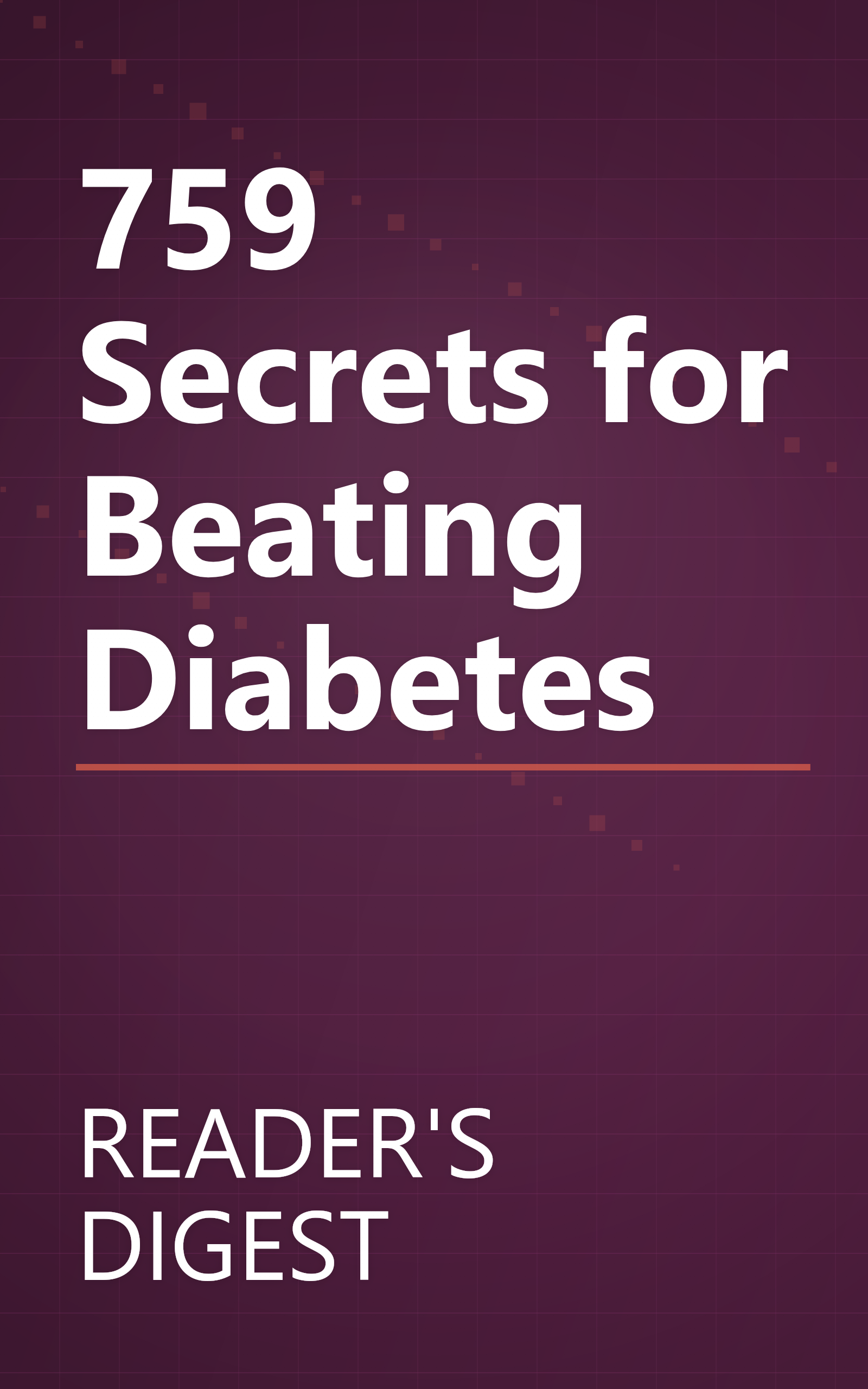 759 Secrets for Beating Diabetes book cover