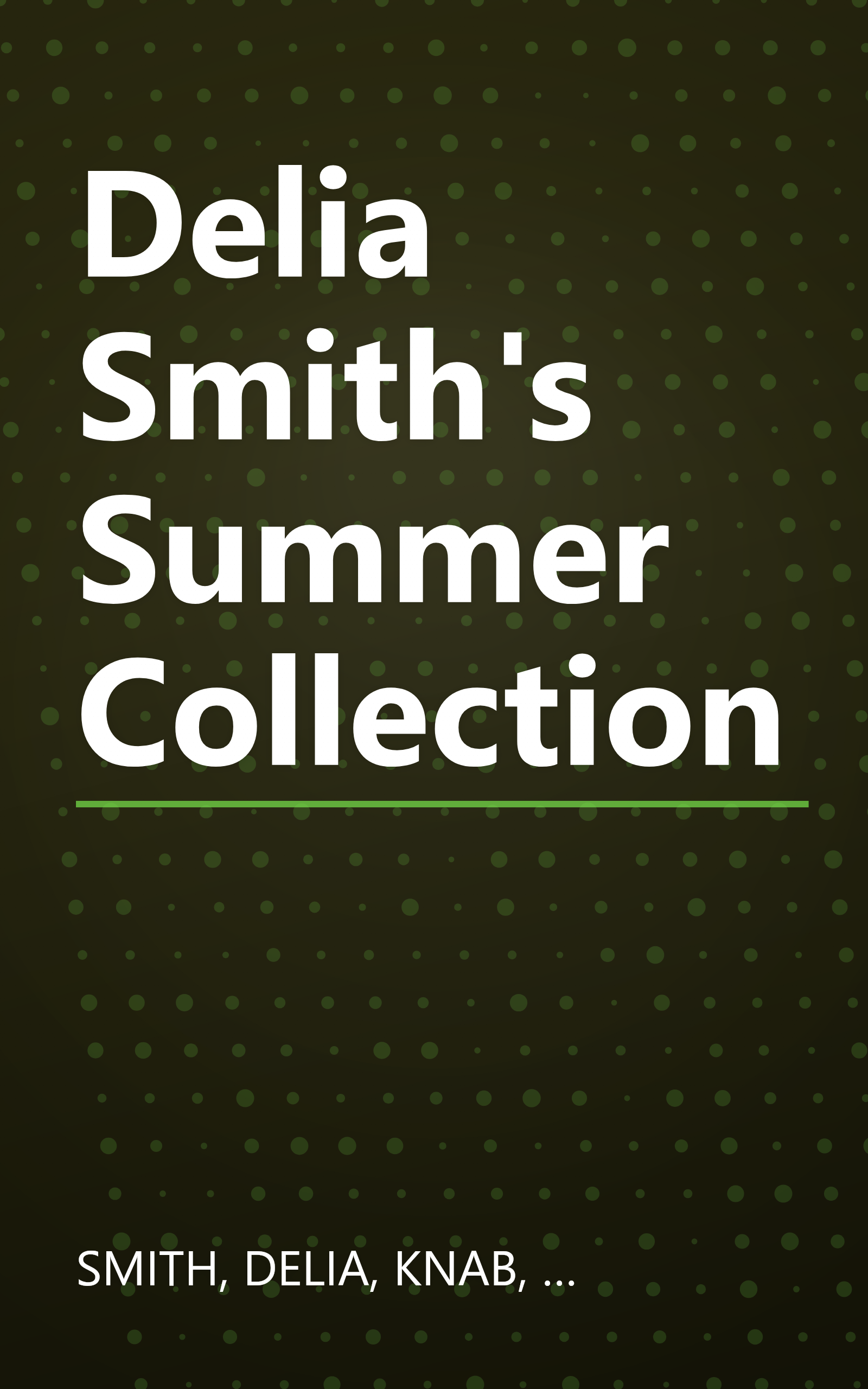 Delia Smith's Summer Collection book cover
