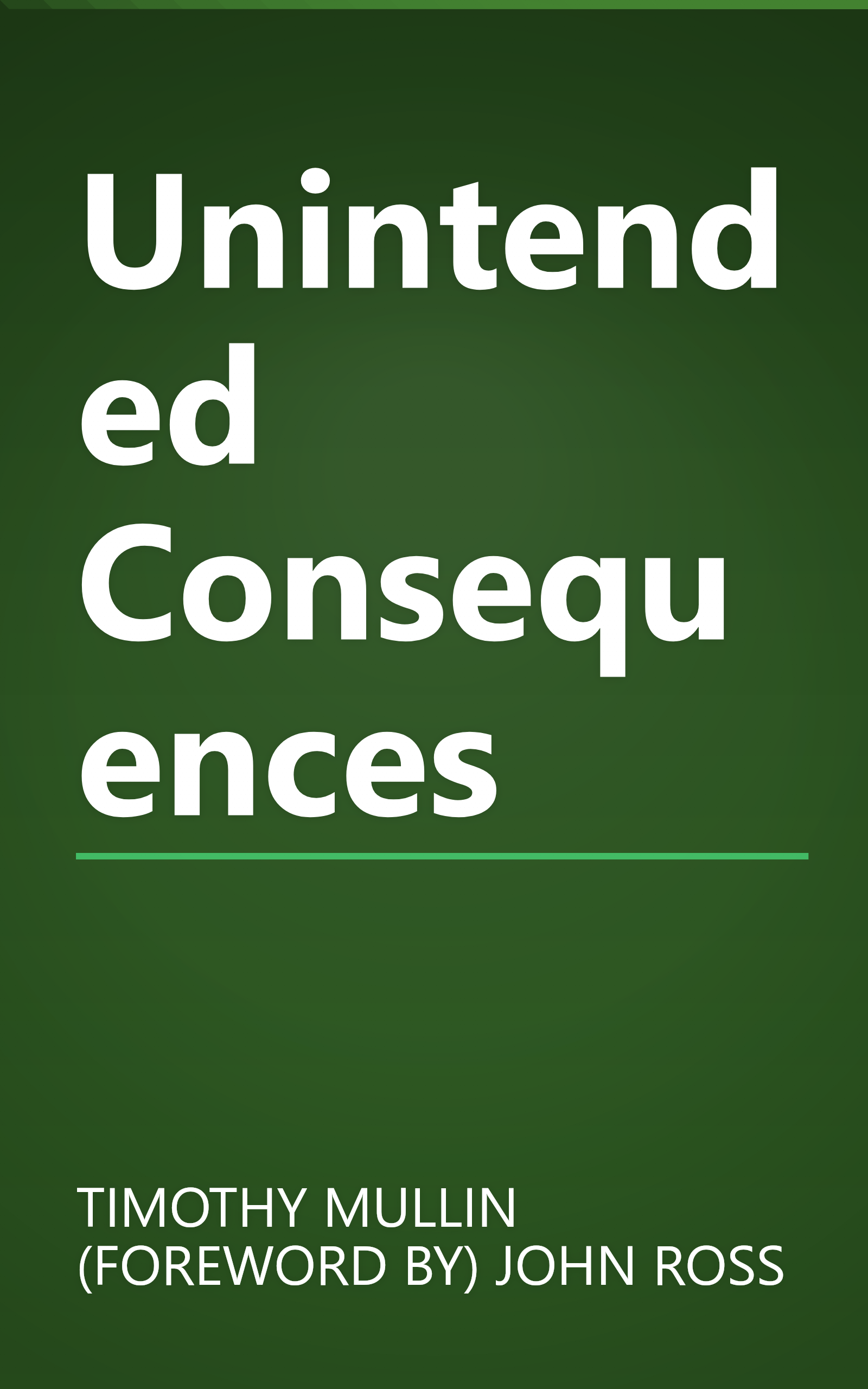 Unintended Consequences book cover