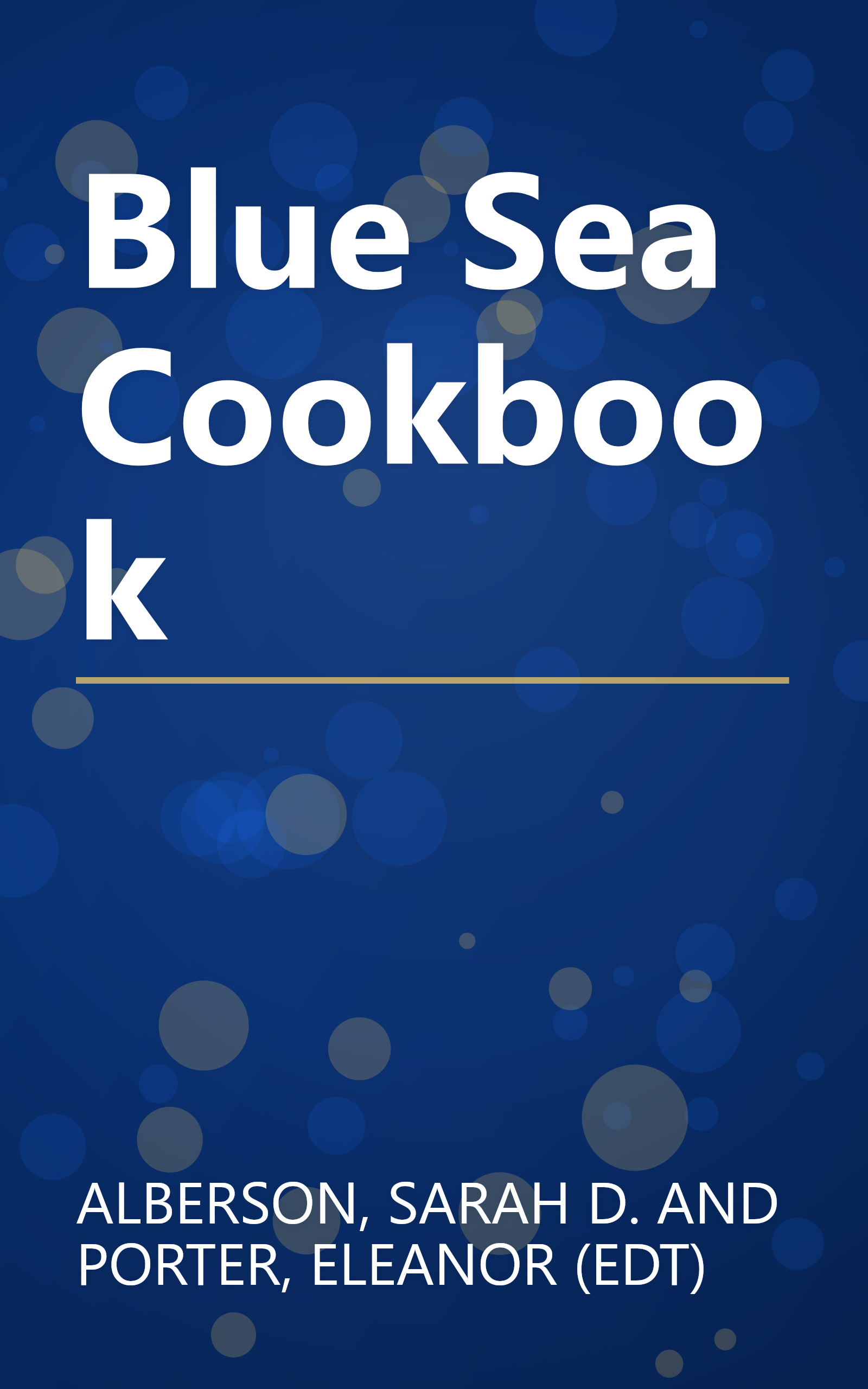 Blue Sea Cookbook book cover