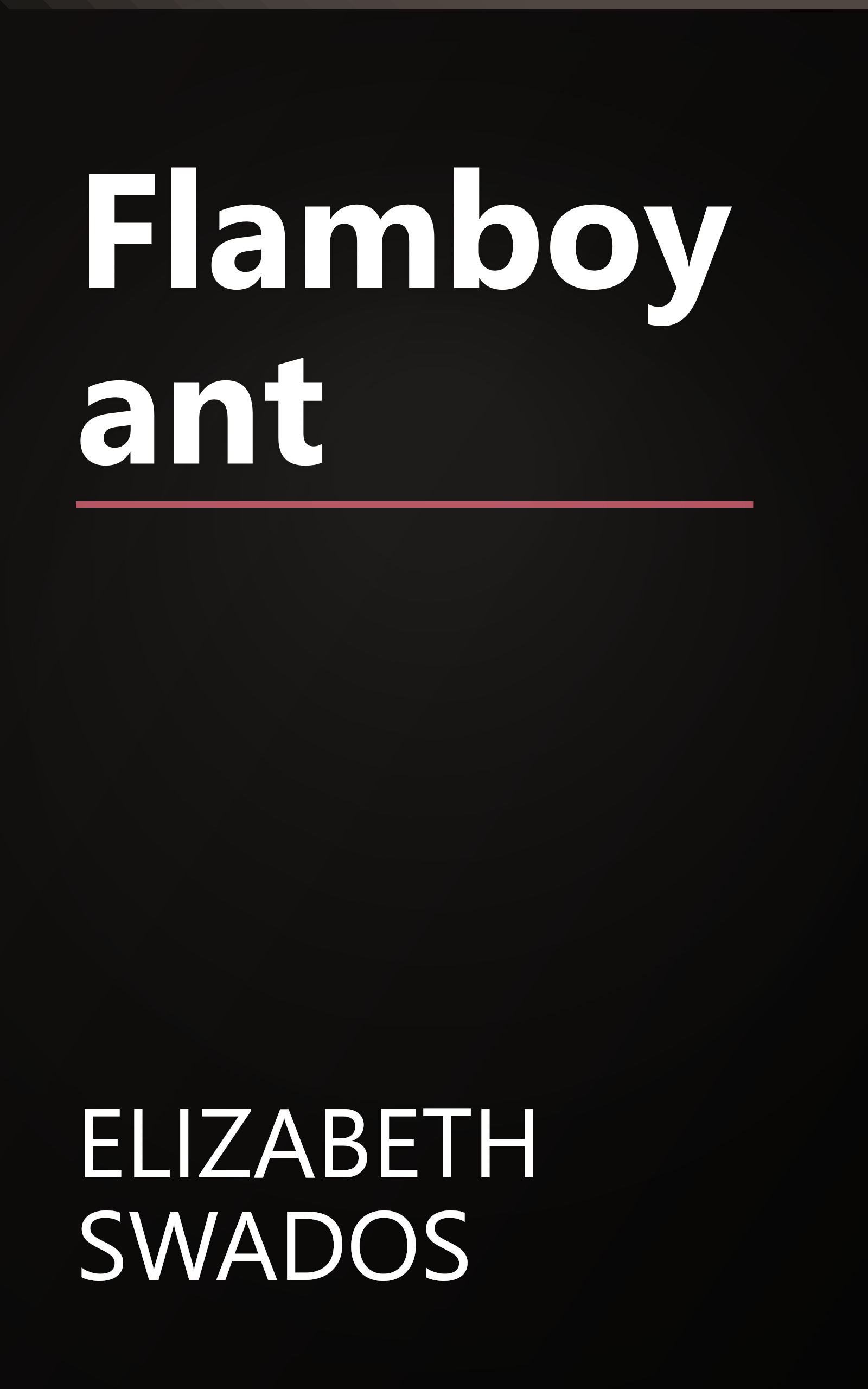 Flamboyant book cover