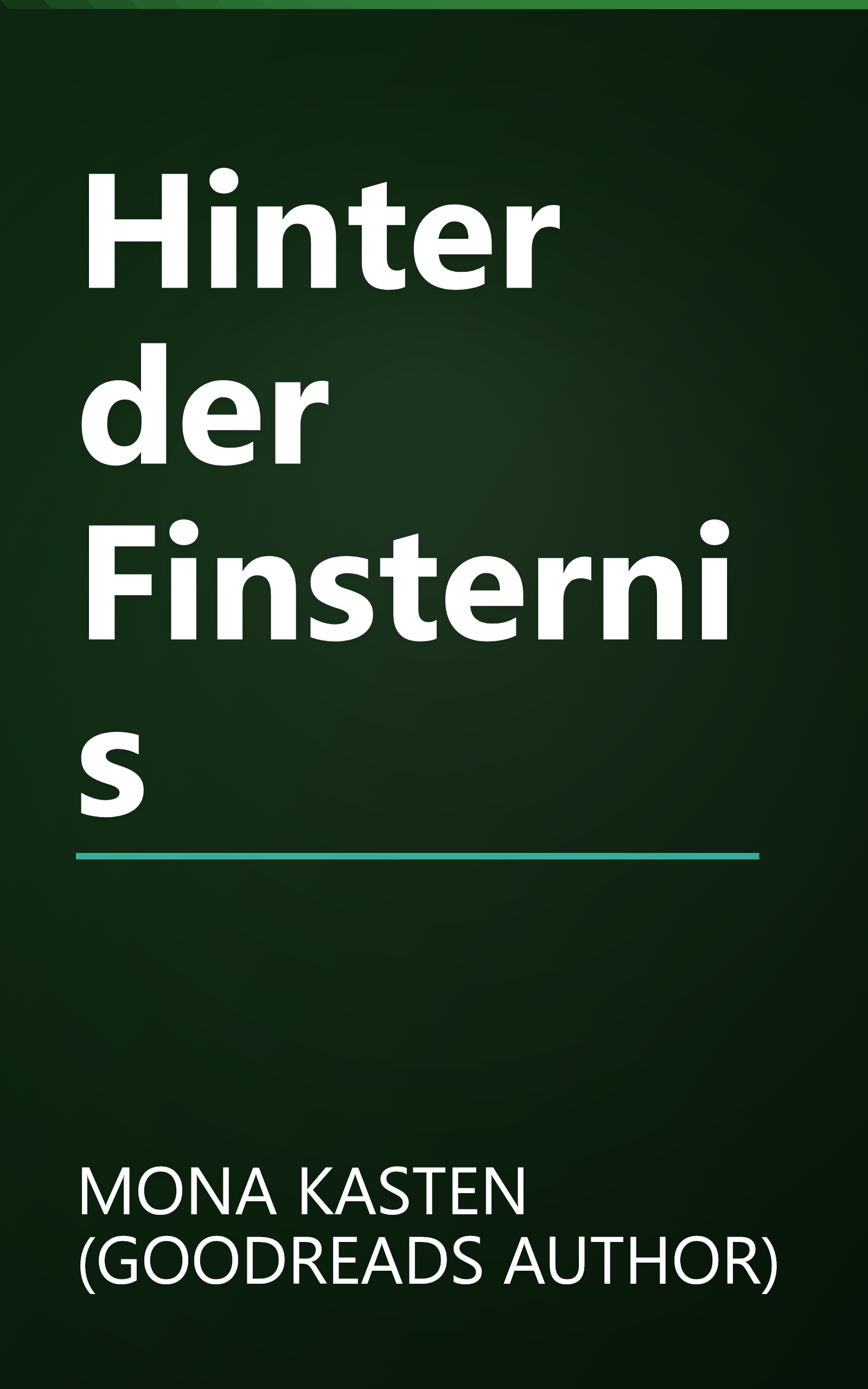 Hinter der Finsternis book cover
