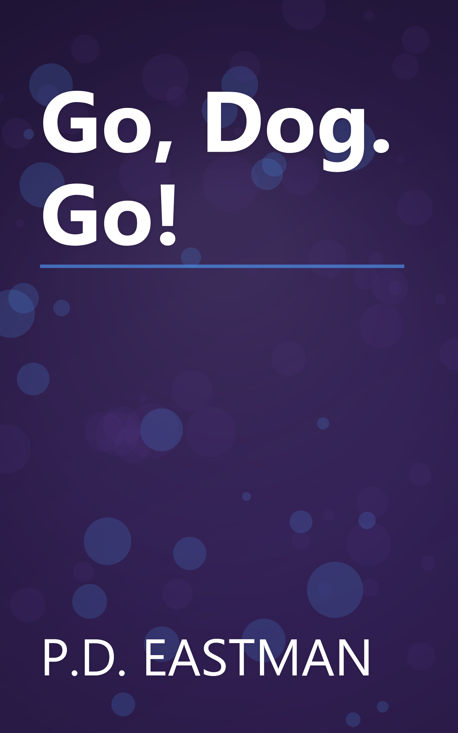 Go, Dog. Go! book cover