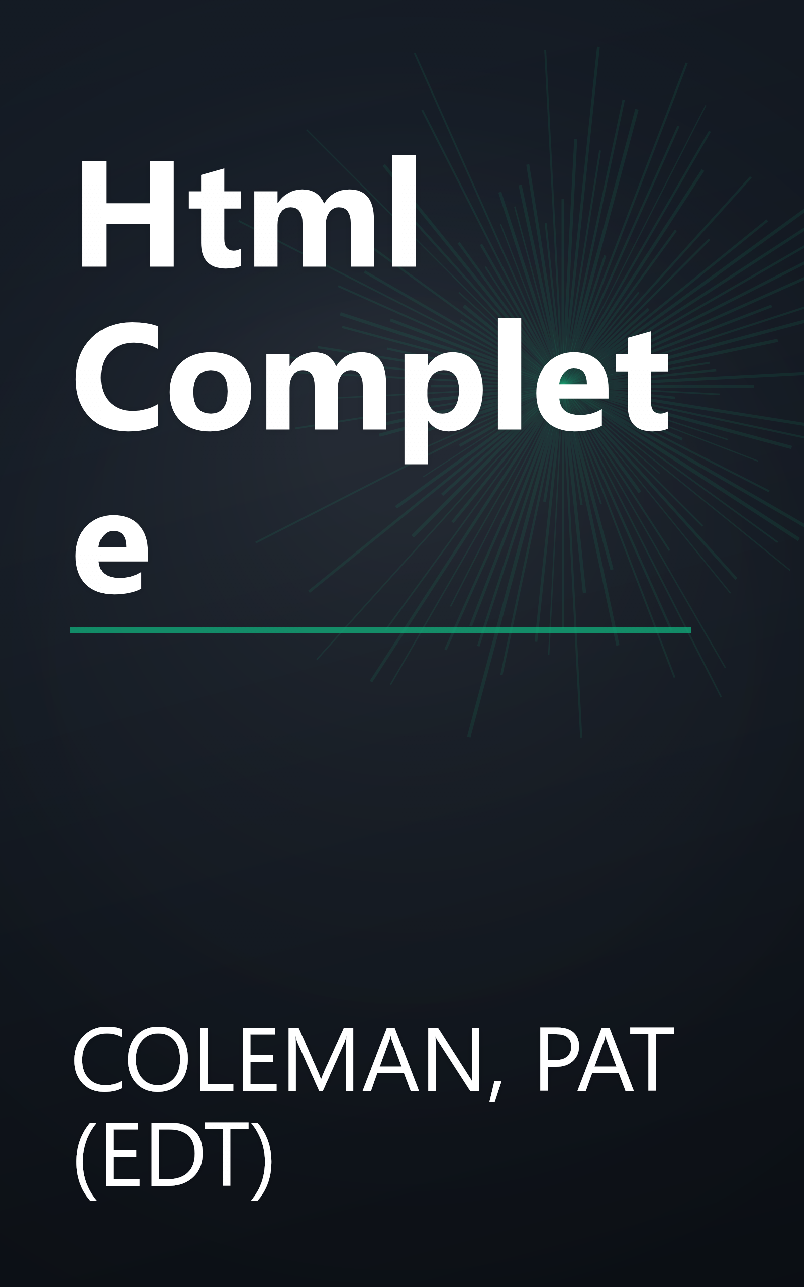 Html Complete book cover