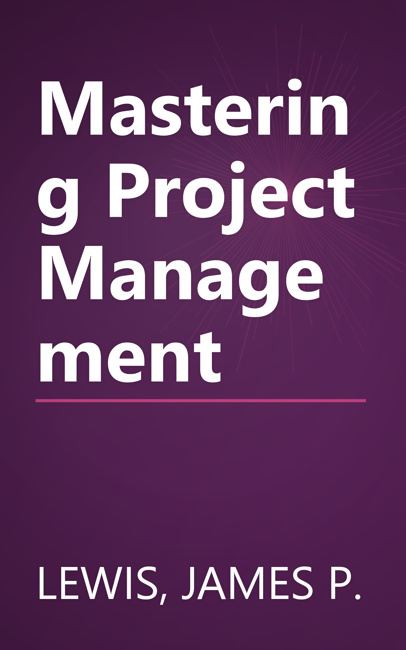 Mastering Project Management book cover