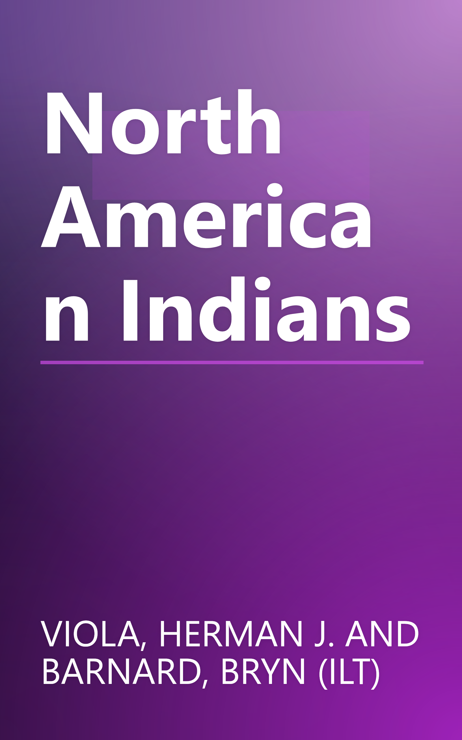 North American Indians book cover
