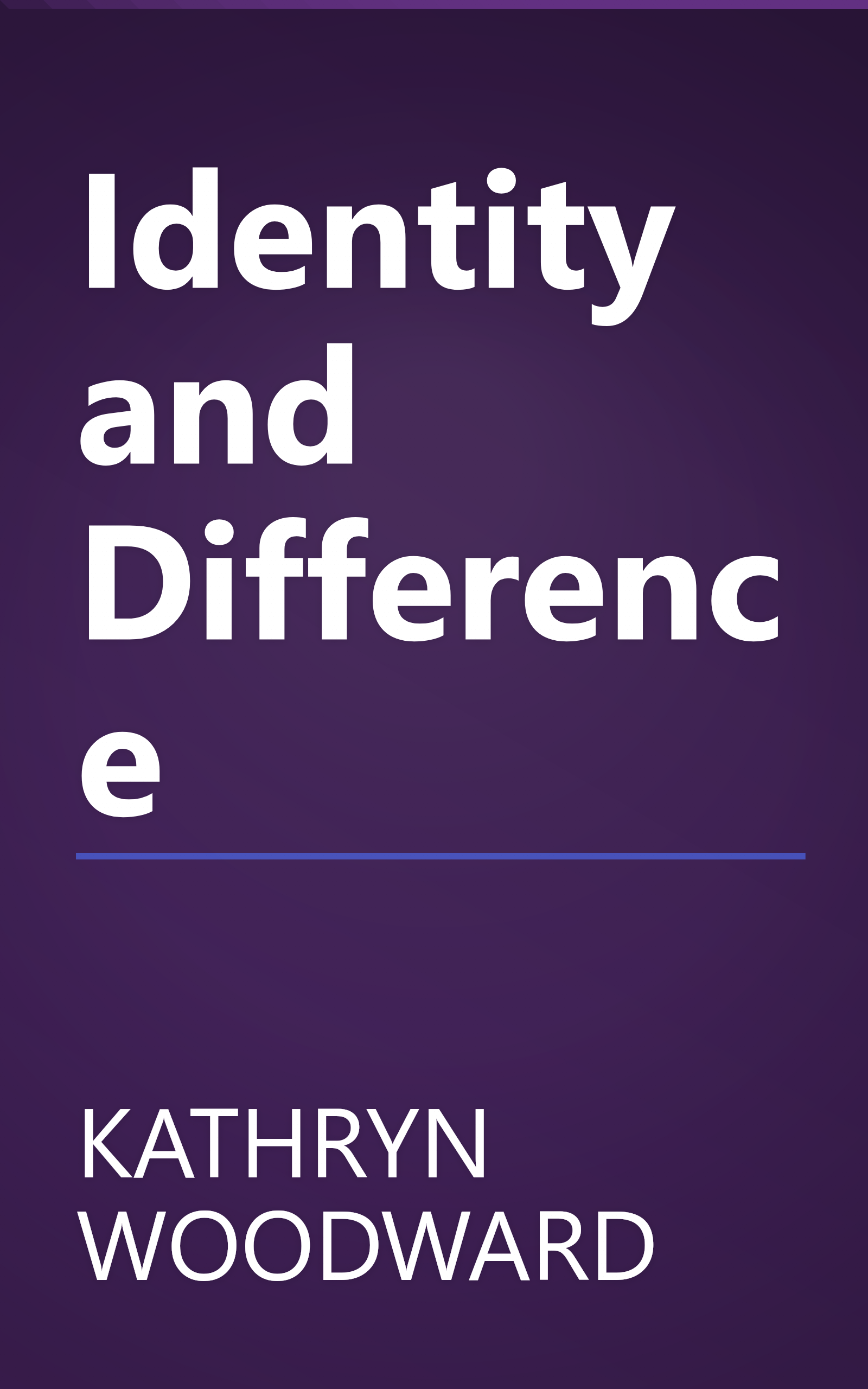 Identity and Difference book cover