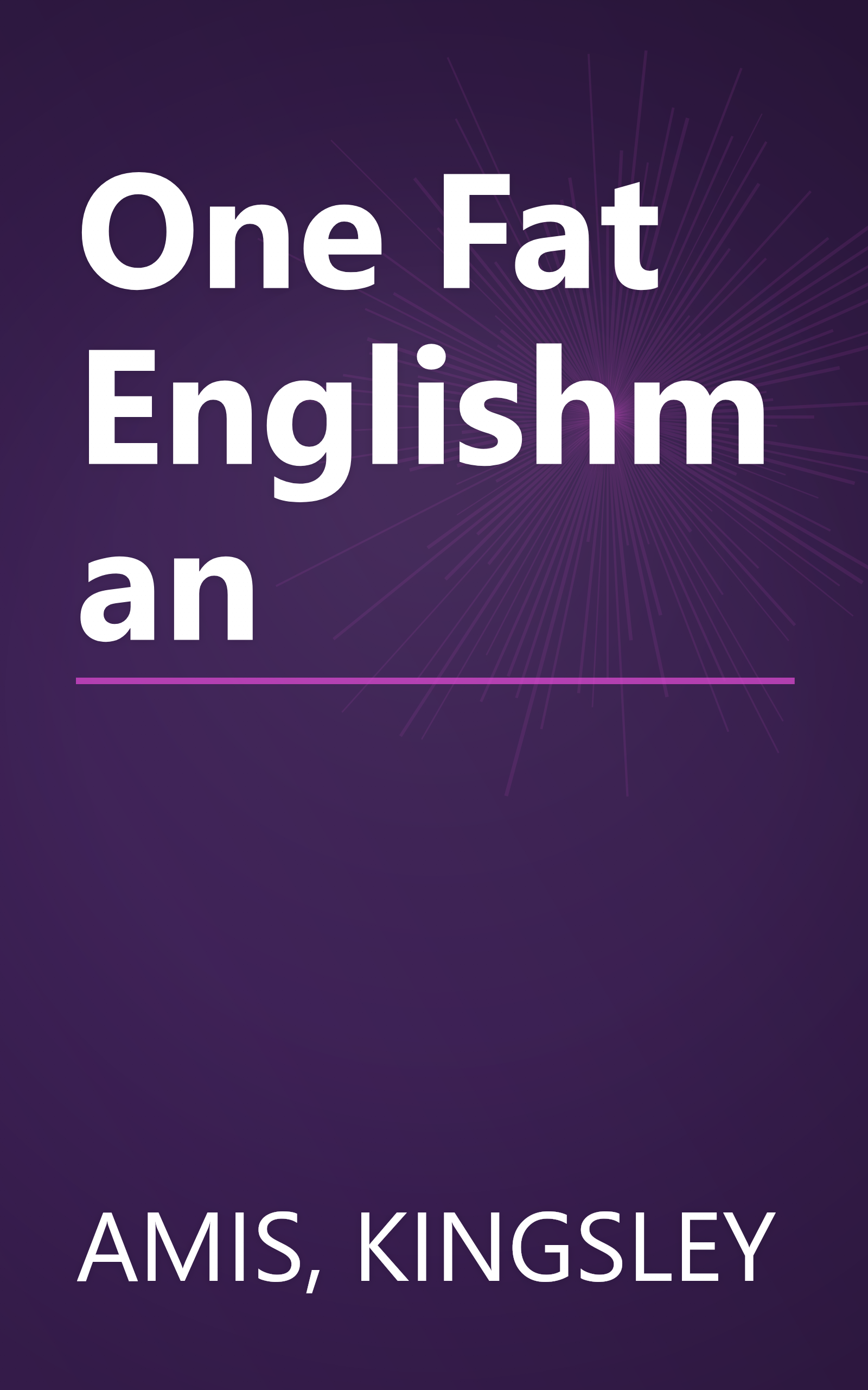 One Fat Englishman book cover